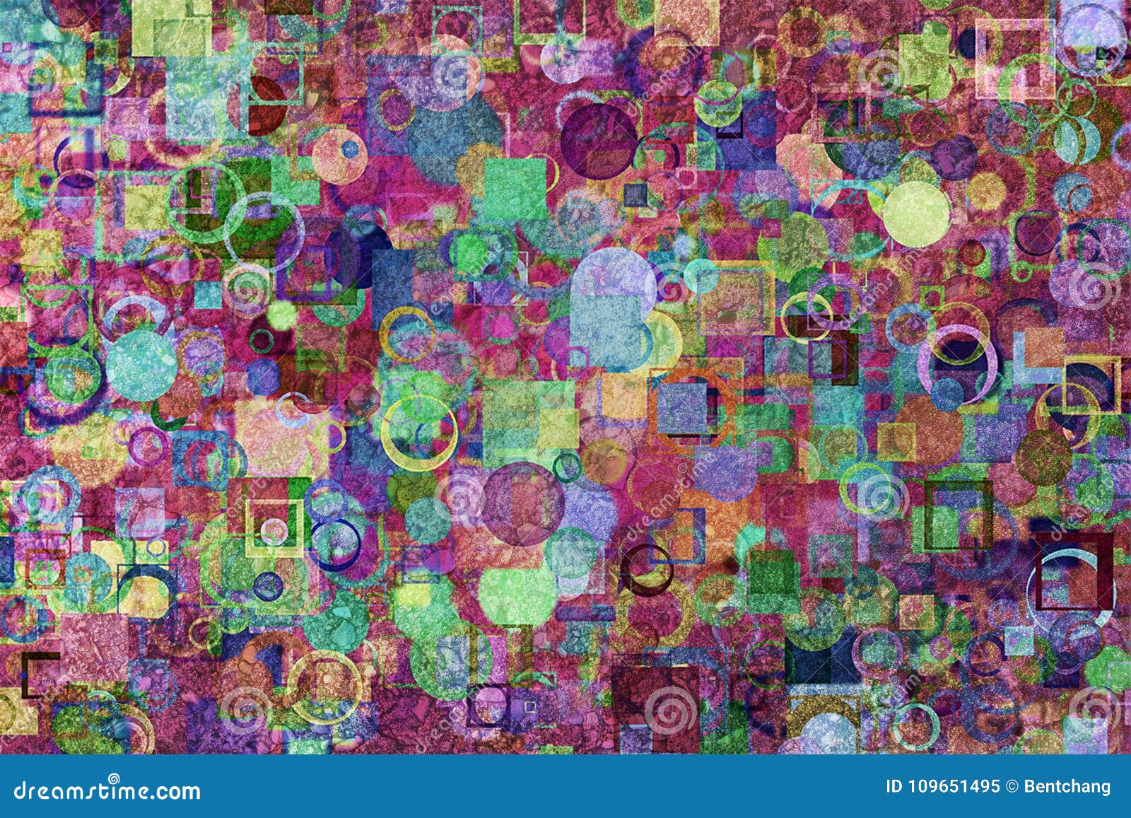 Colorful random shapes stock illustration. Illustration of line - 109651495