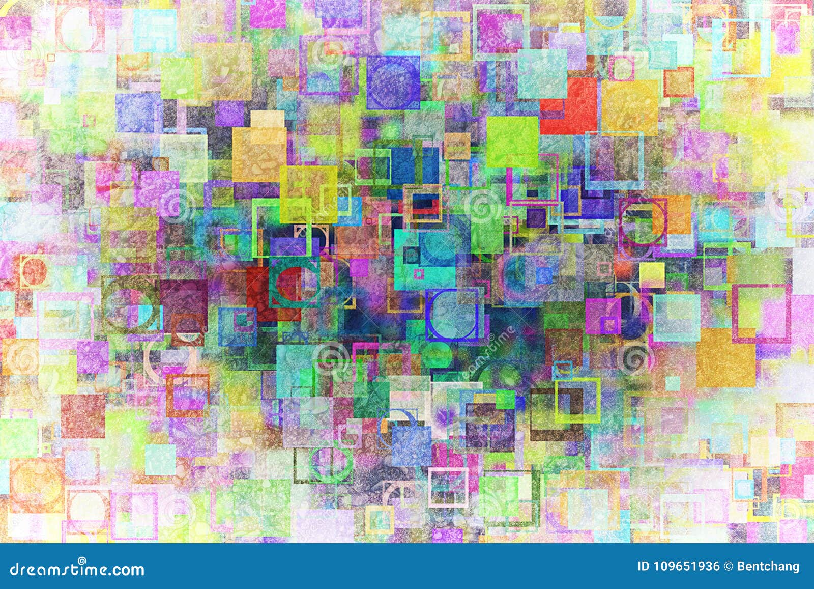 Colorful random shapes stock illustration. Illustration of border ...