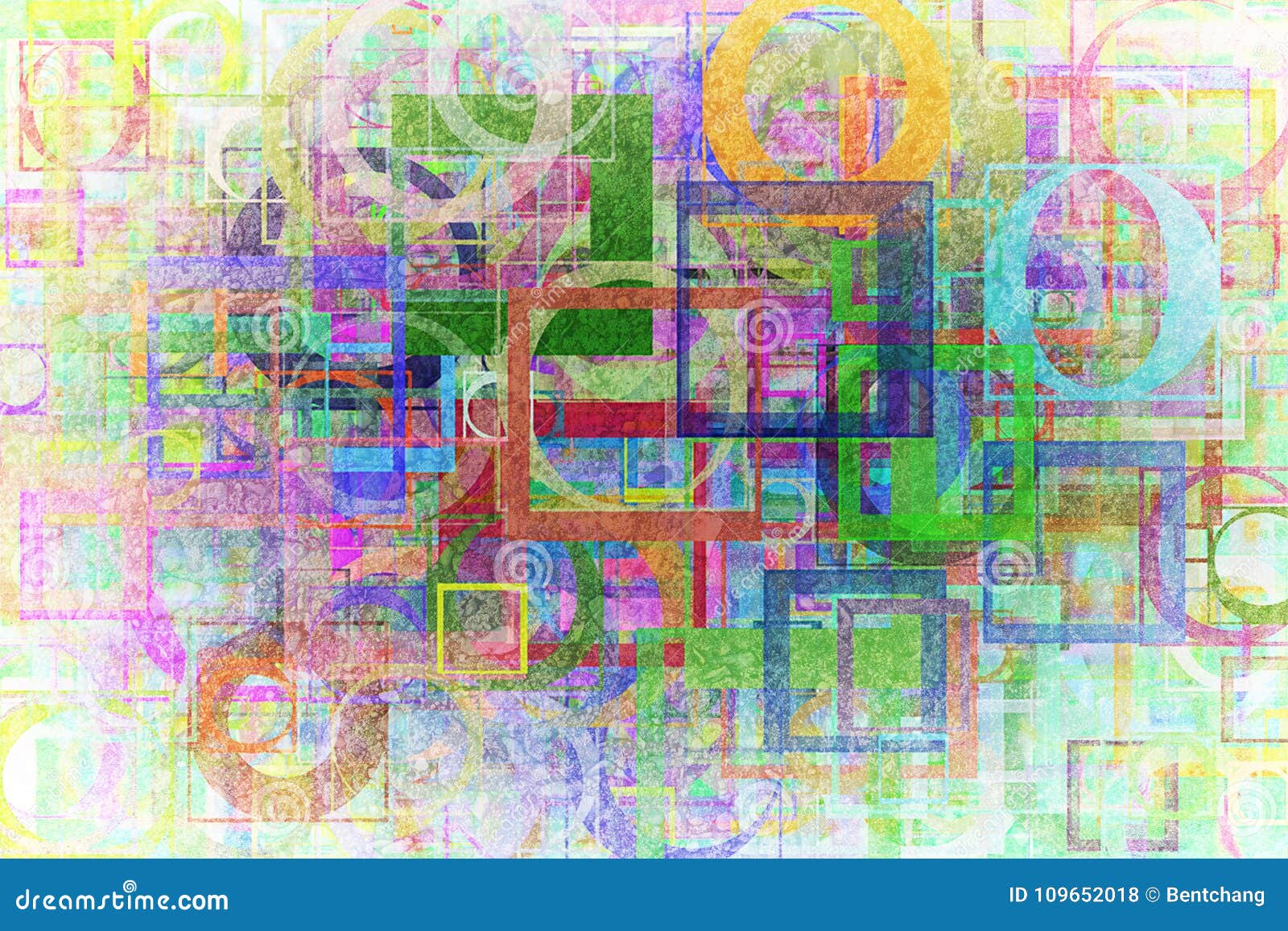 Colorful random shapes stock illustration. Illustration of modern ...
