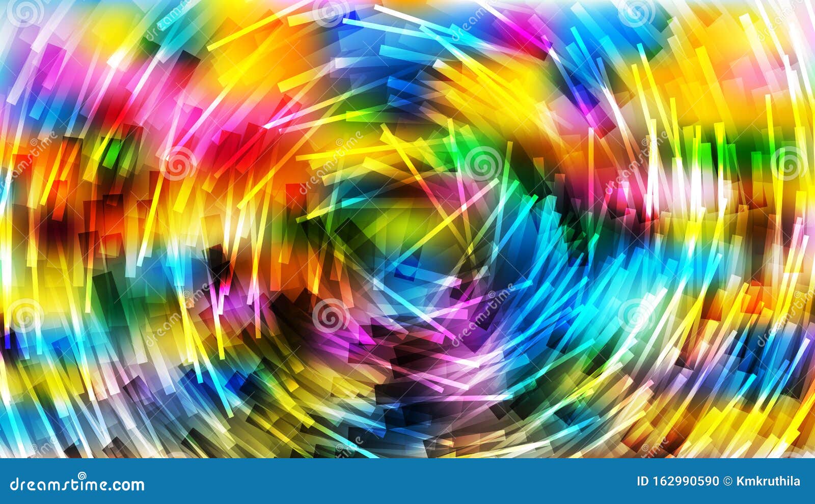 Colorful Random Circular Lines Background Stock Vector - Illustration ...