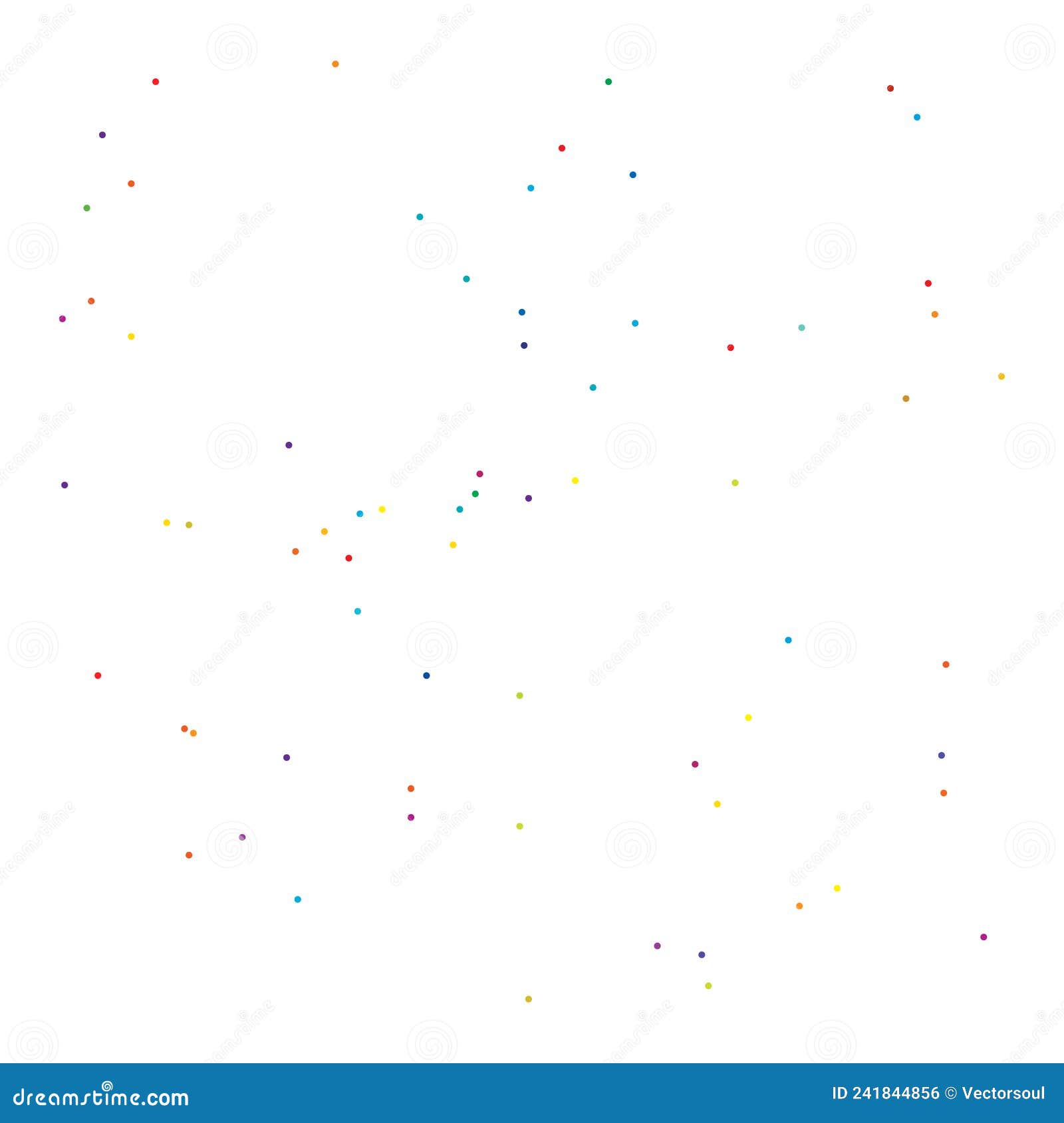 Colorful Random, Diffuse Circles, Dots Pattern. Scattered Speckles ...