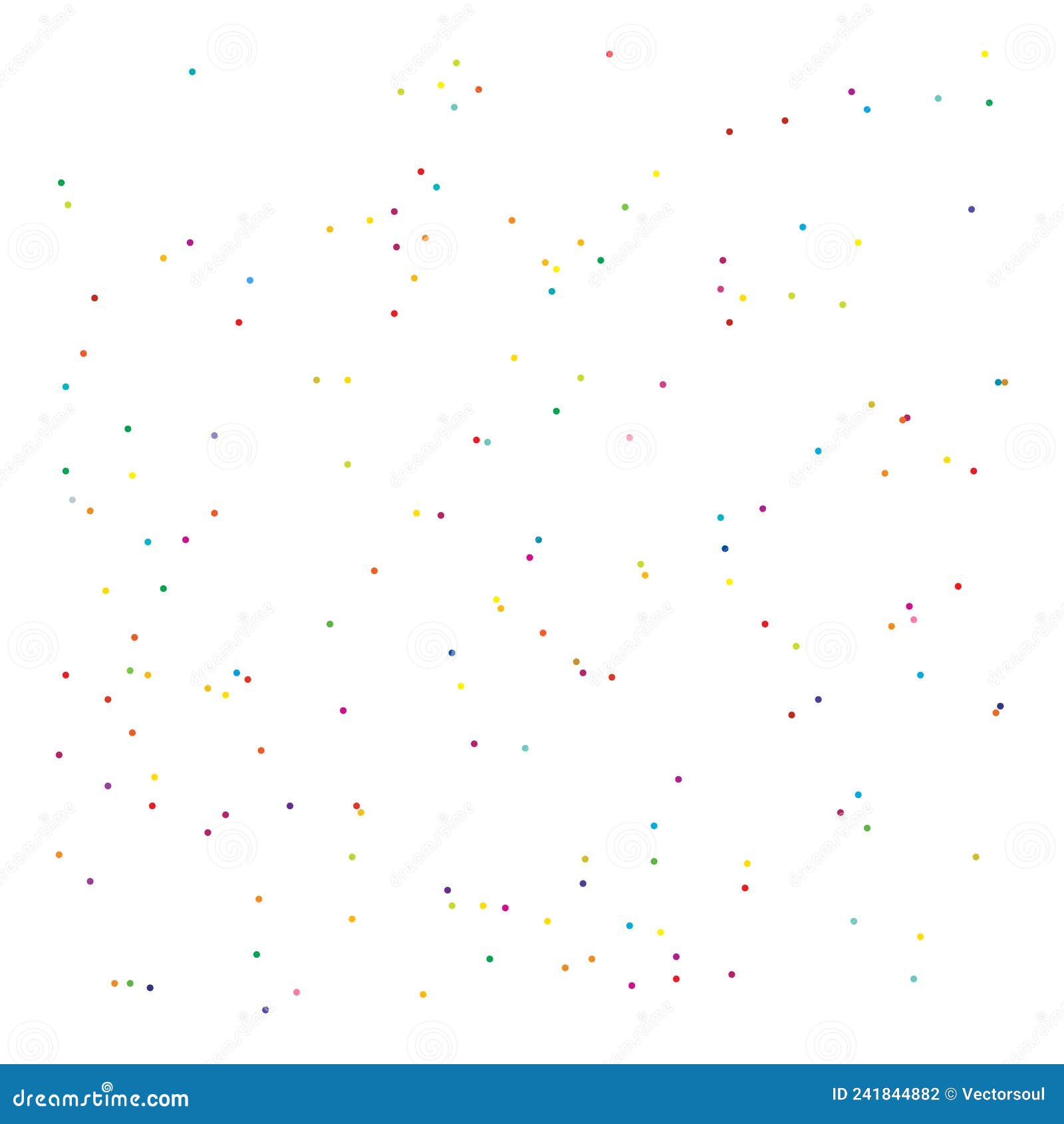 Colorful Random, Diffuse Circles, Dots Pattern. Scattered Speckles ...