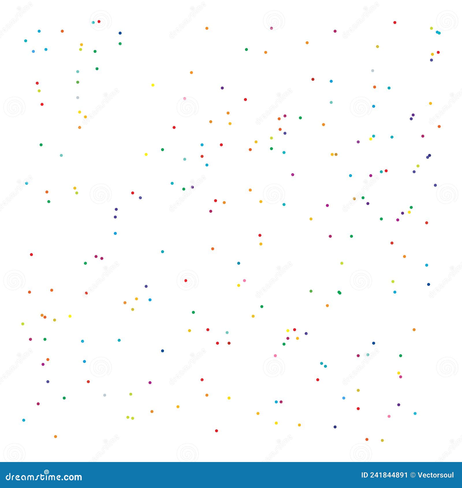 Colorful Random, Diffuse Circles, Dots Pattern. Scattered Speckles ...