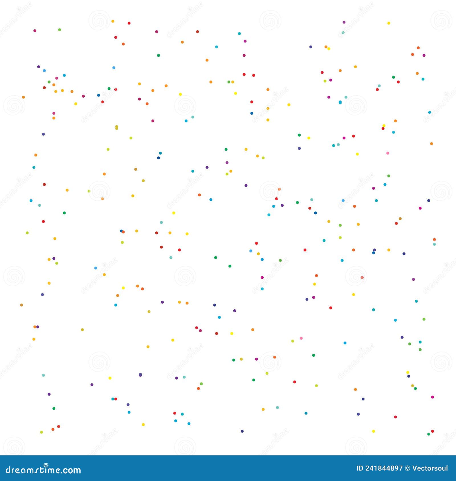 Colorful Random, Diffuse Circles, Dots Pattern. Scattered Speckles ...