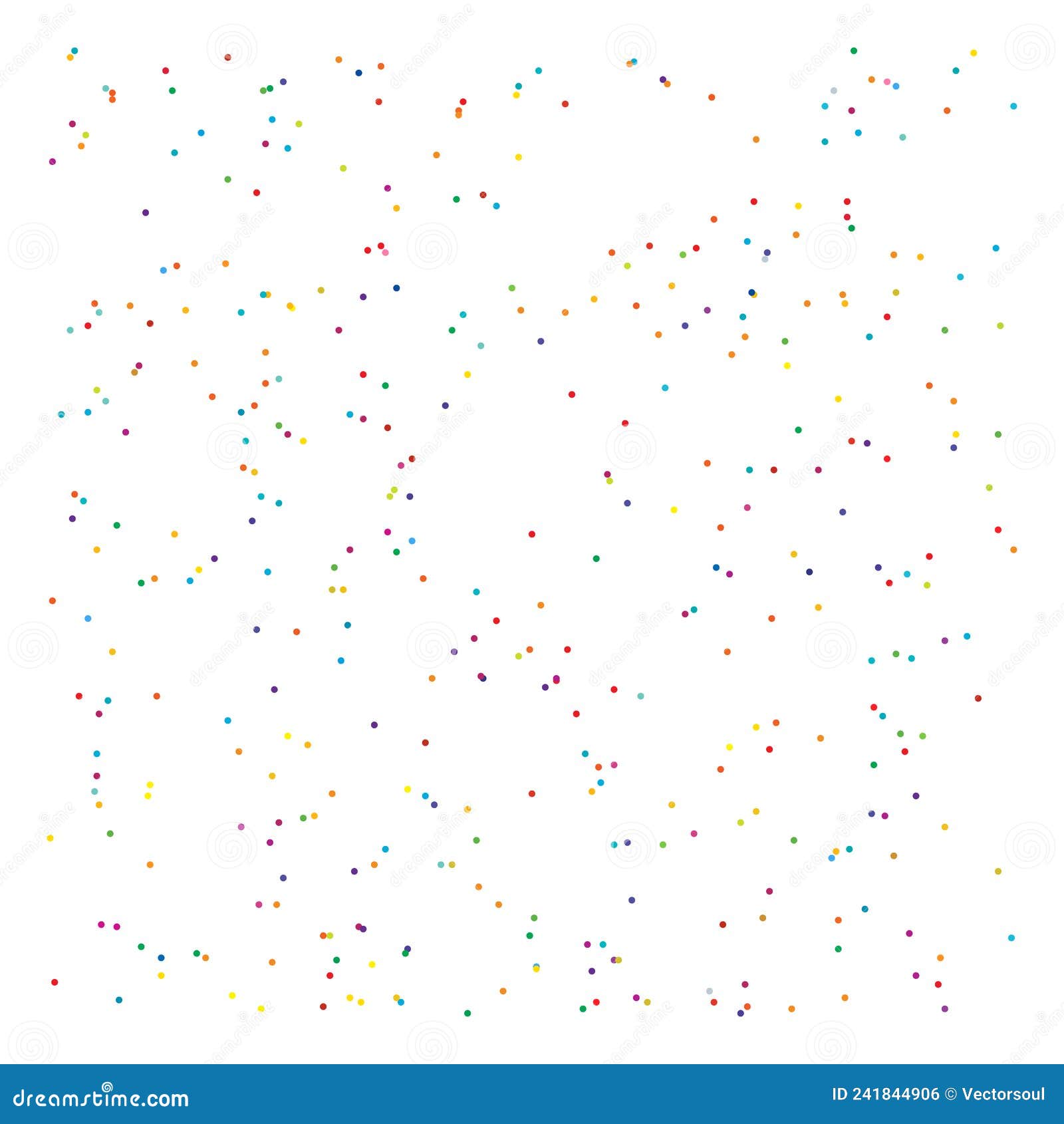 Colorful Random, Diffuse Circles, Dots Pattern. Scattered Speckles ...