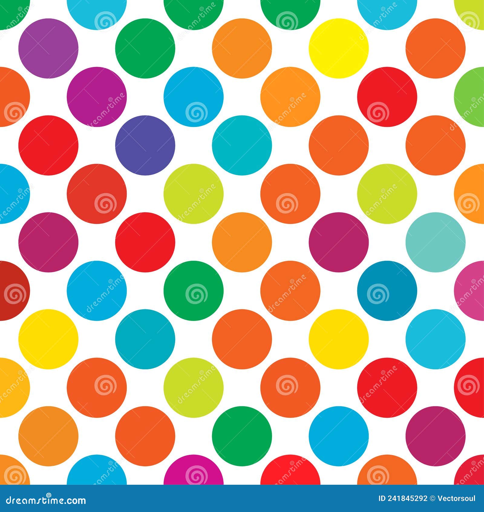 Colorful Random, Diffuse Circles, Dots Pattern. Scattered Speckles ...