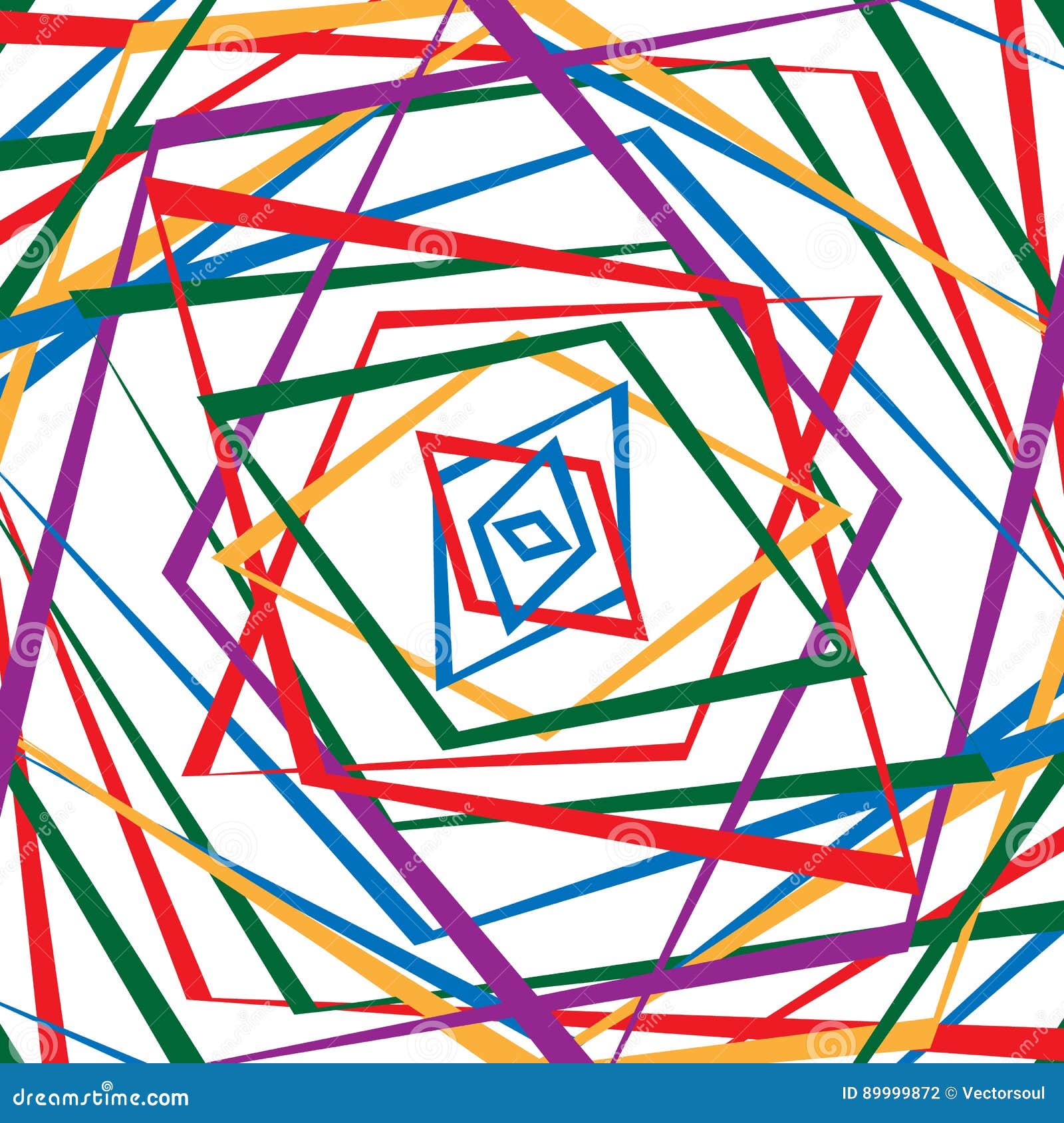 Colorful Random Edgy Pattern. Random Overlapping Shapes Forming Stock ...