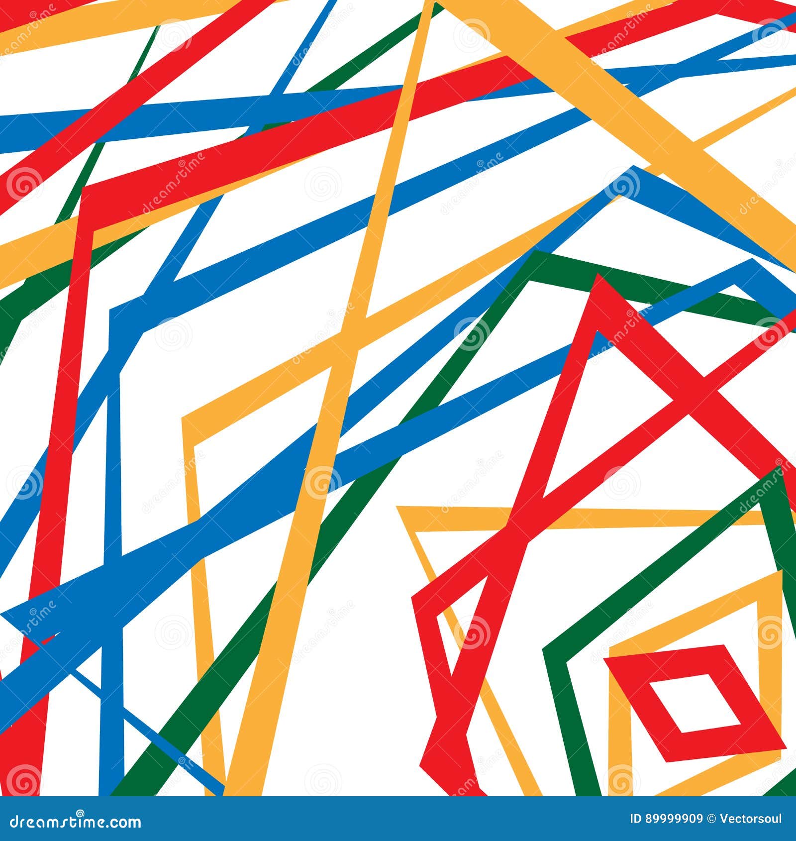 Colorful Random Edgy Pattern. Random Overlapping Shapes Forming Stock ...