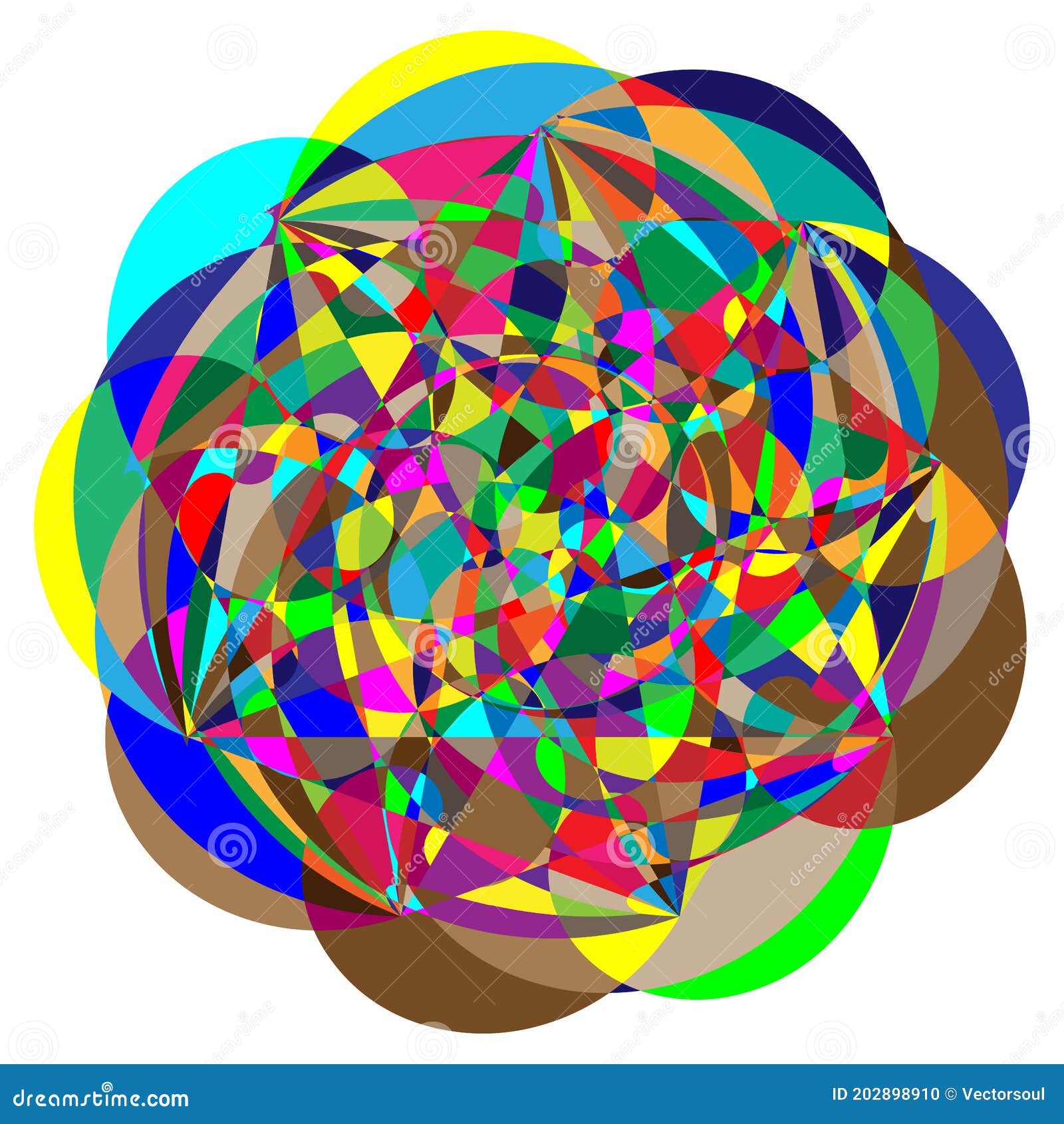 Colorful Random Mish-mash, Mixture or Mix Pattern, Texture Vector ...