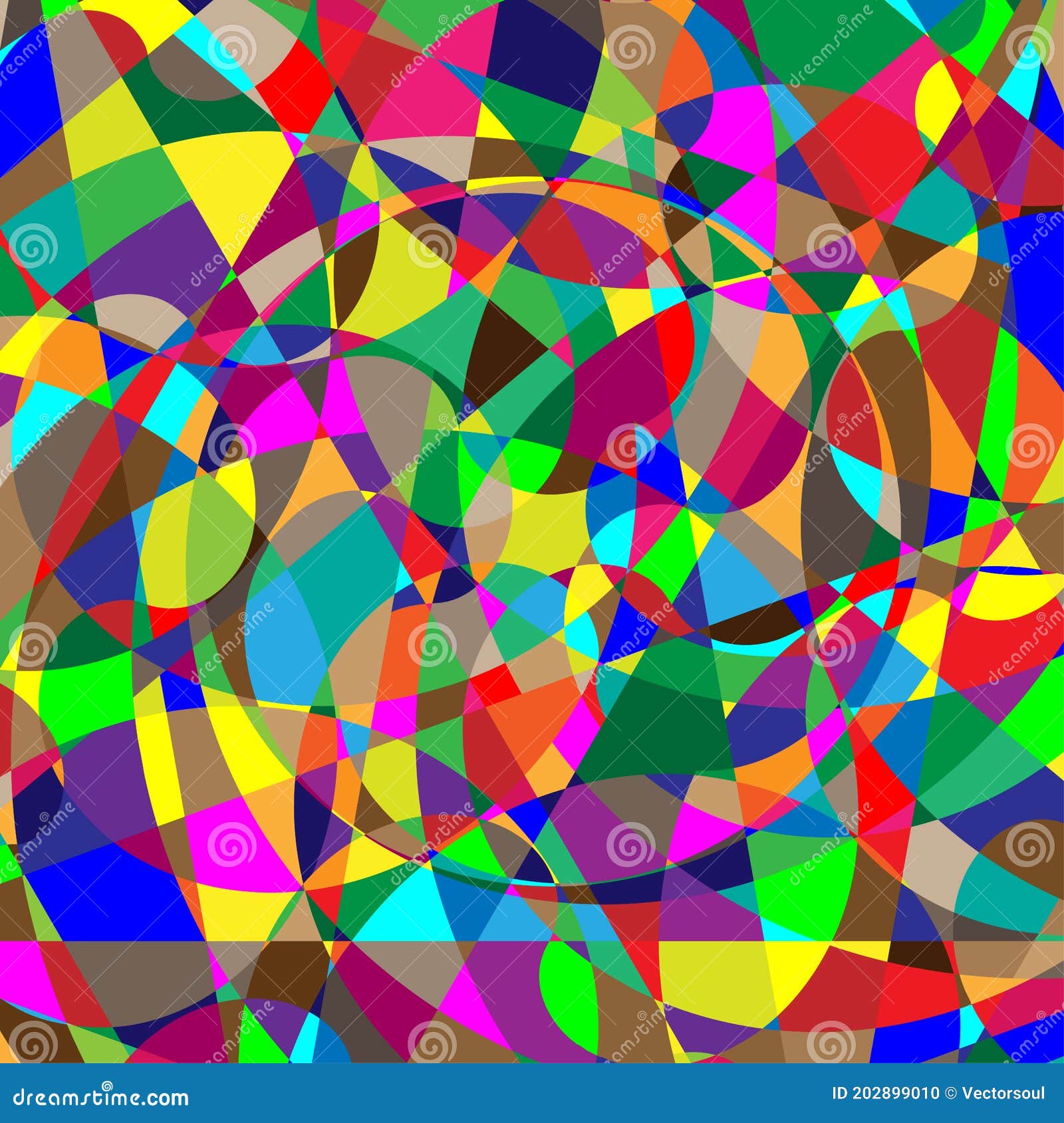 Colorful Random Mish-mash, Mixture or Mix Pattern, Texture Vector ...