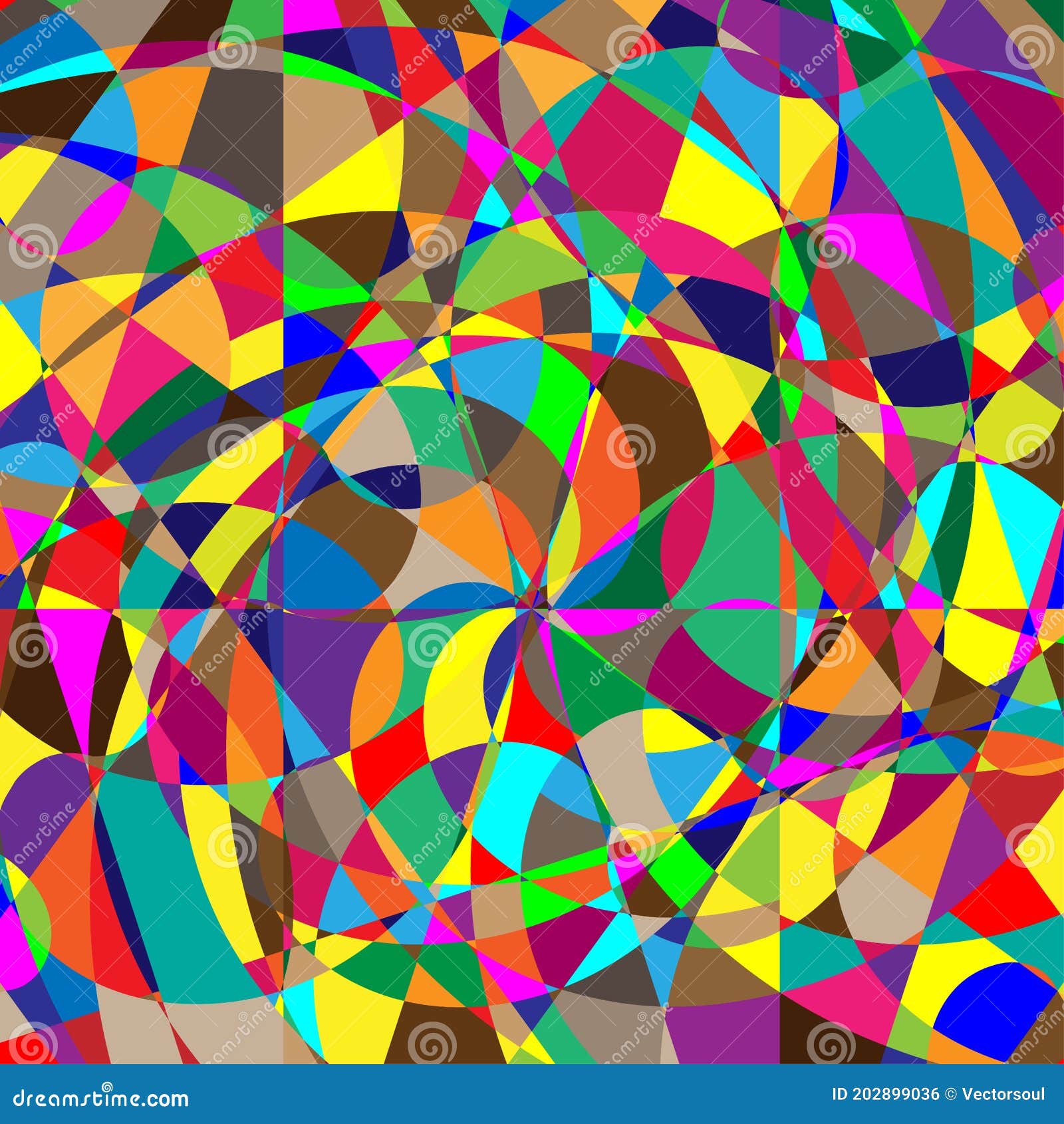 Colorful Random Mish-mash, Mixture or Mix Pattern, Texture Vector ...