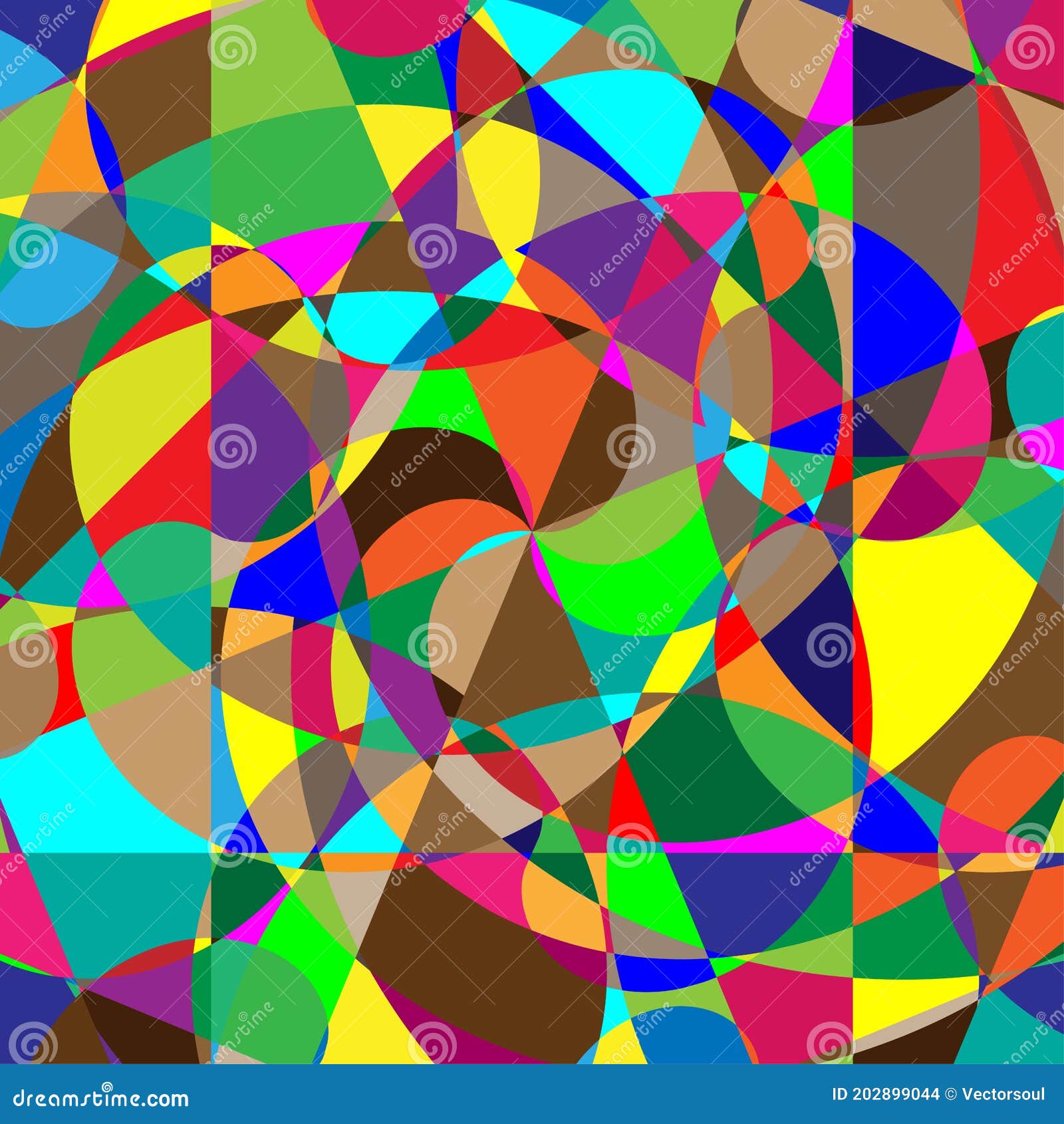 Colorful Random Mish-mash, Mixture or Mix Pattern, Texture Vector ...