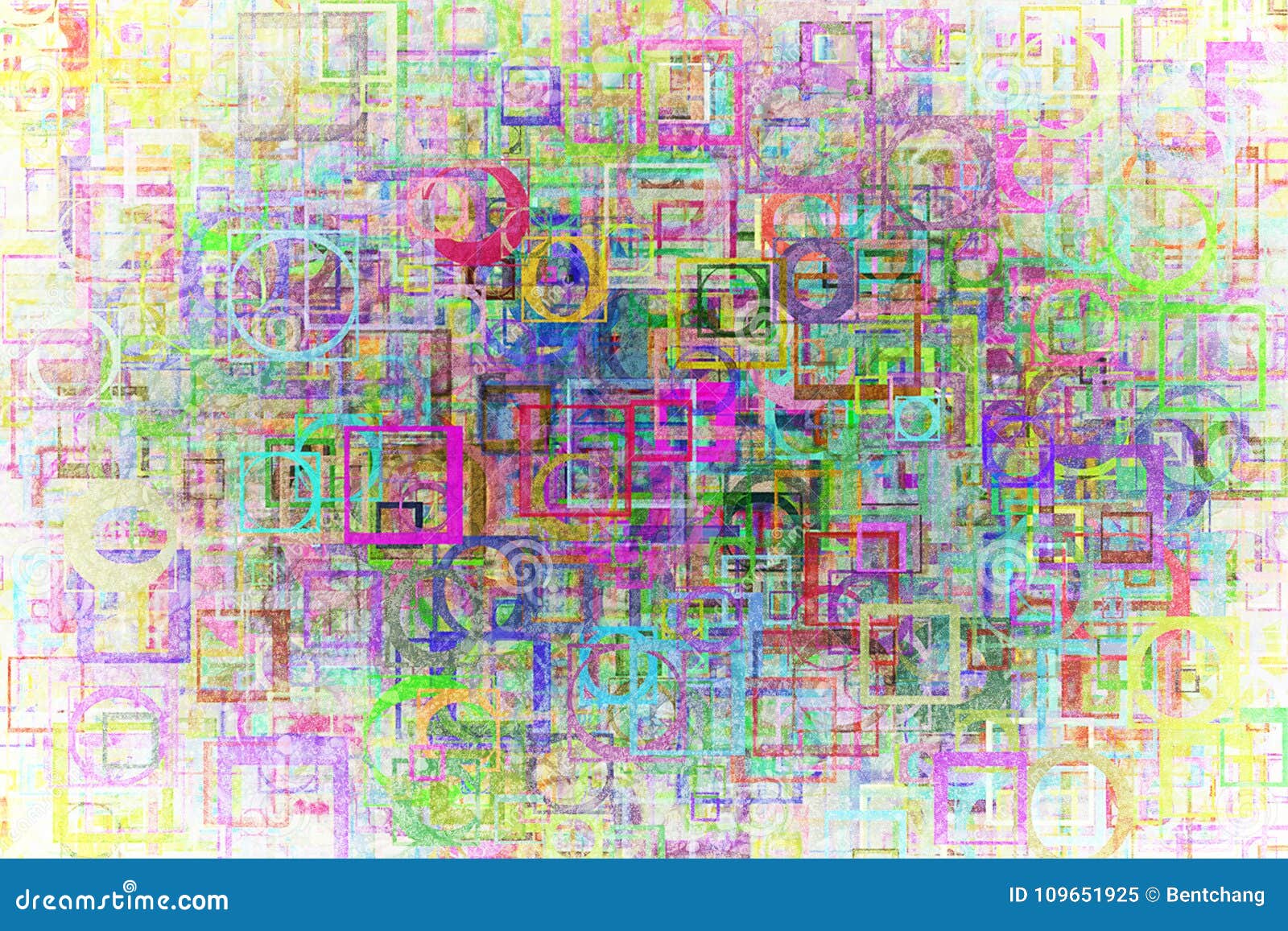 Colorful random shapes stock illustration. Illustration of artistic ...