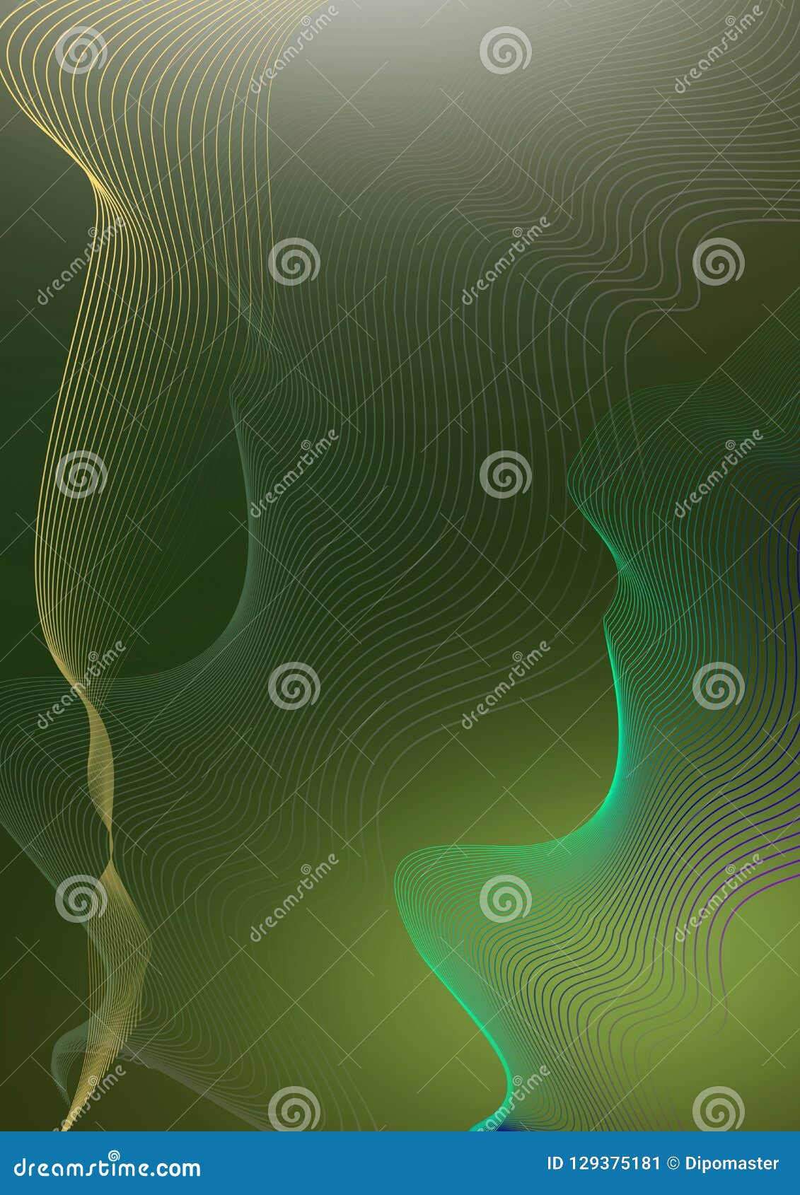 Colorful Random Wave Lines Background for Designs Stock Illustration ...