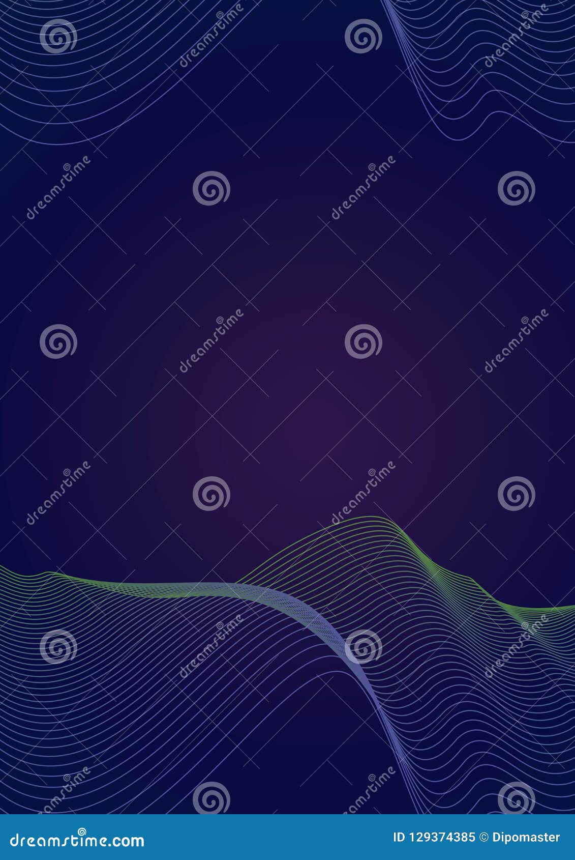 Colorful Random Wave Lines Background for Designs Stock Illustration ...
