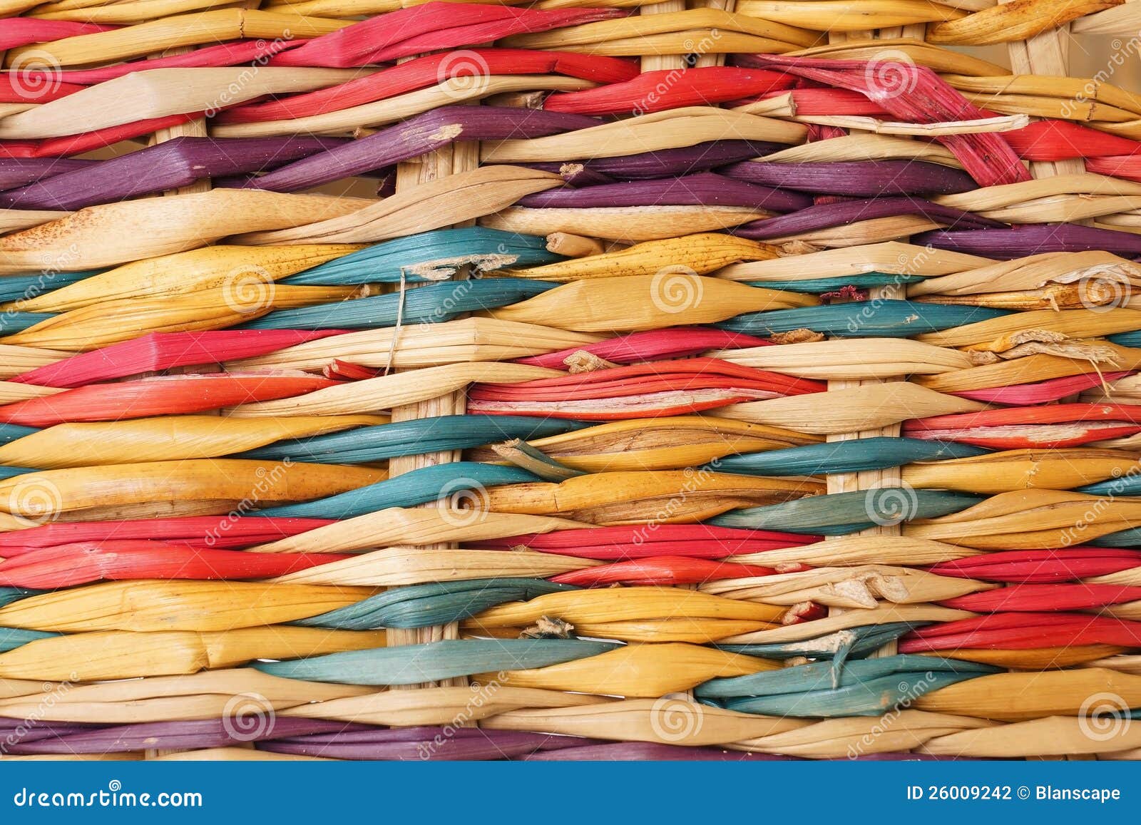 Colorful Rattan Wicker Pattern Stock Photo - Image of handmade, aged ...