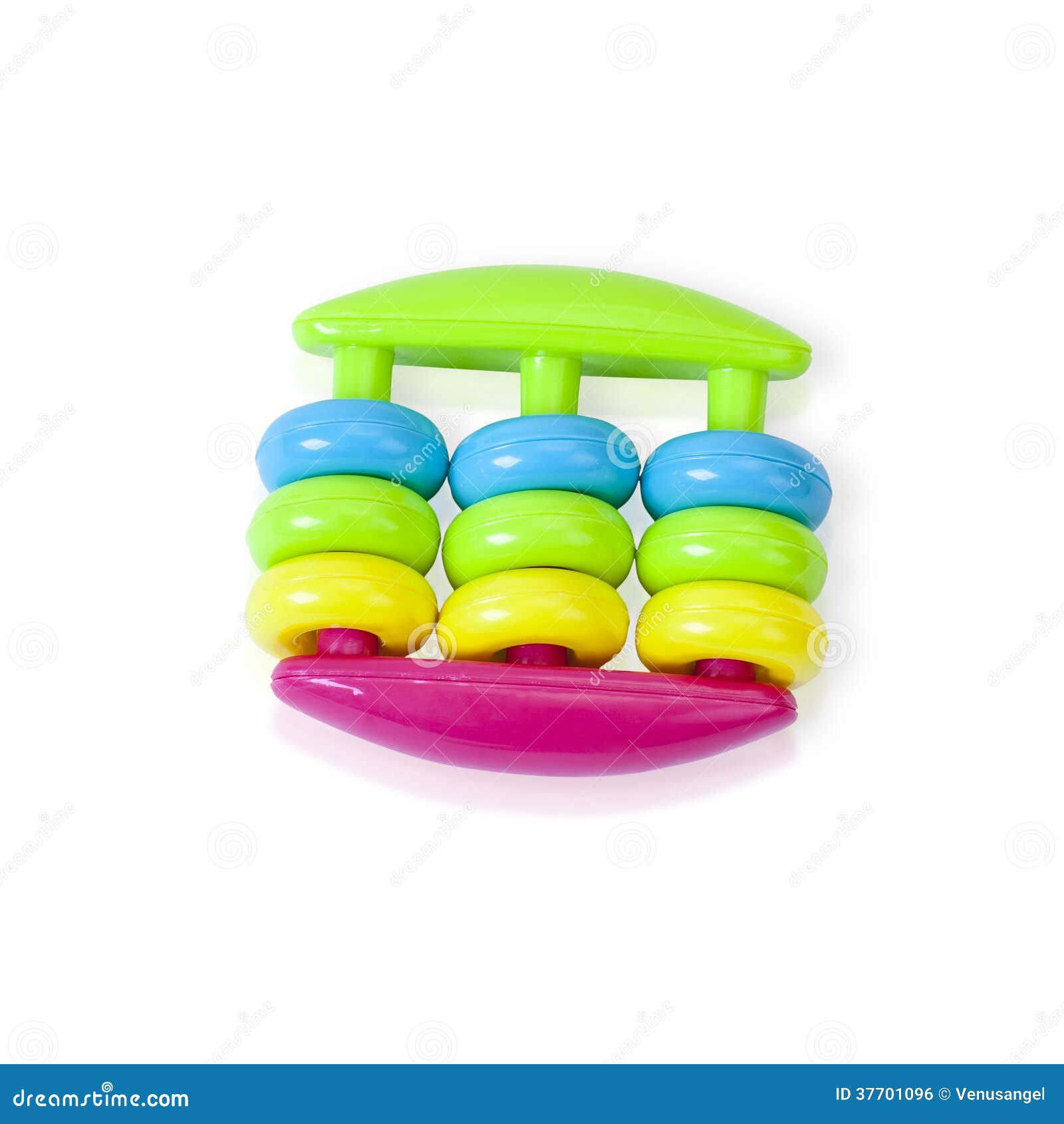 Colorful rattle baby toy stock photo. Image of life, handle - 37701096