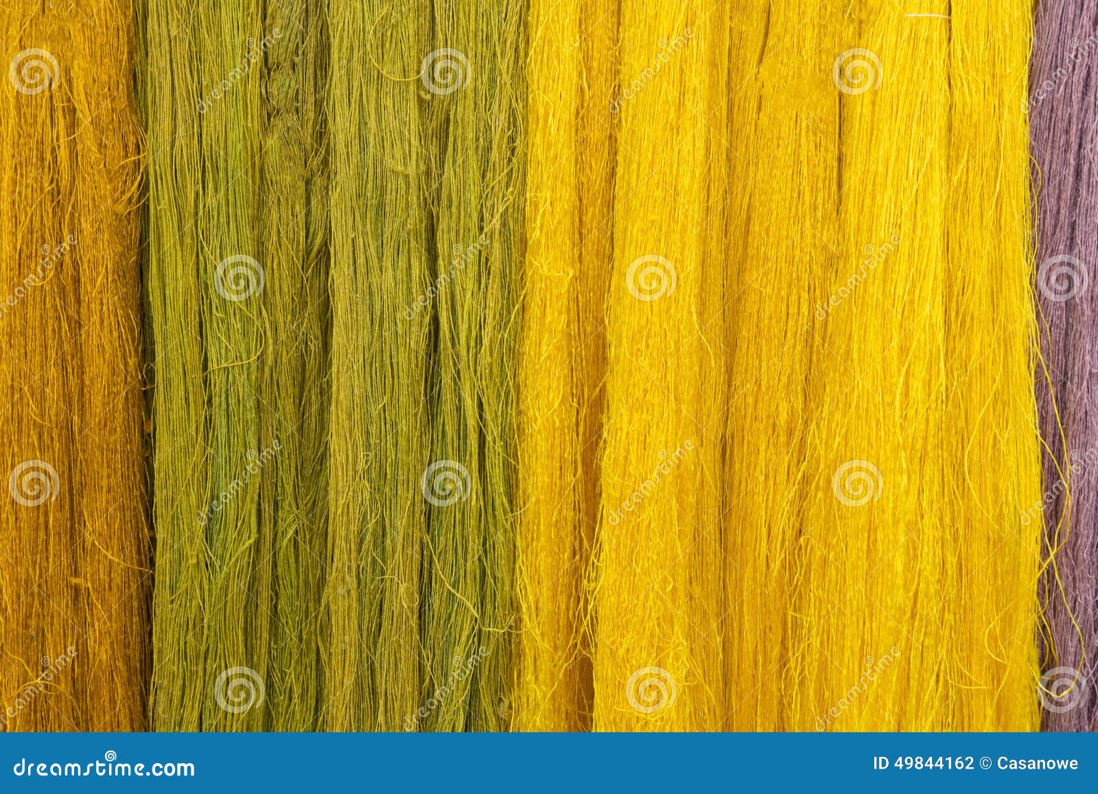 Colorful of Raw Silk Thread for Background Stock Photo - Image of ...