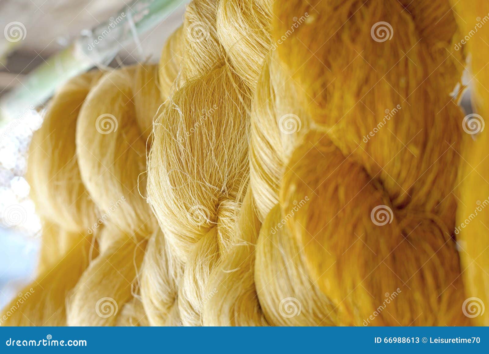 Colorful raw silk thread stock image. Image of textile - 66988613