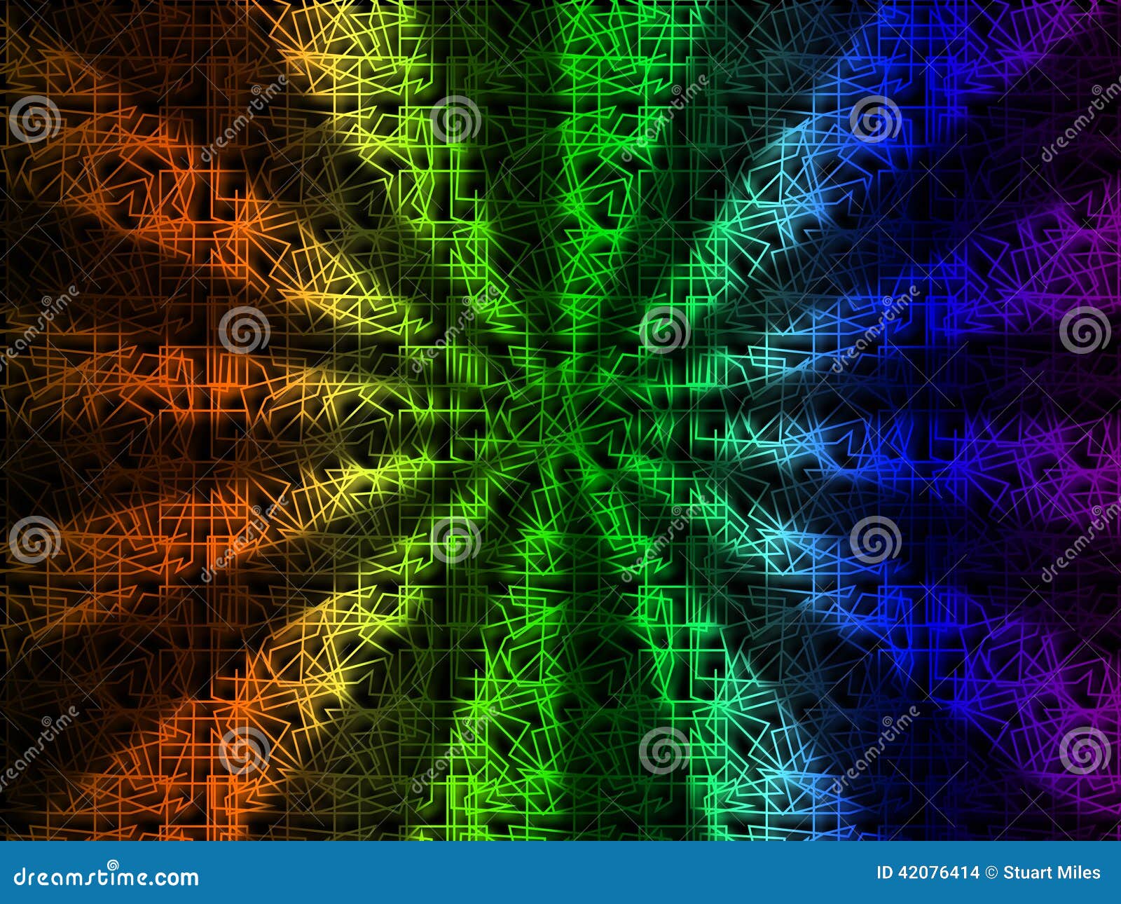 Colorful Rays Background Shows Bright Beams and Lines Stock ...