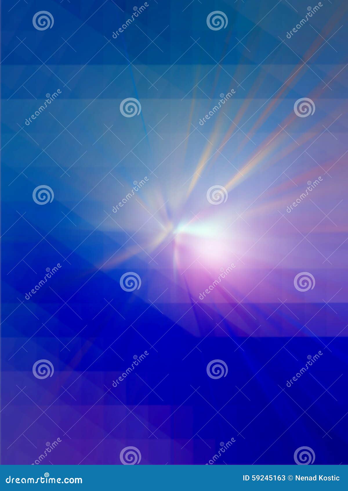 Colorful Rays of Light, Abstract Burst Background Stock Illustration ...