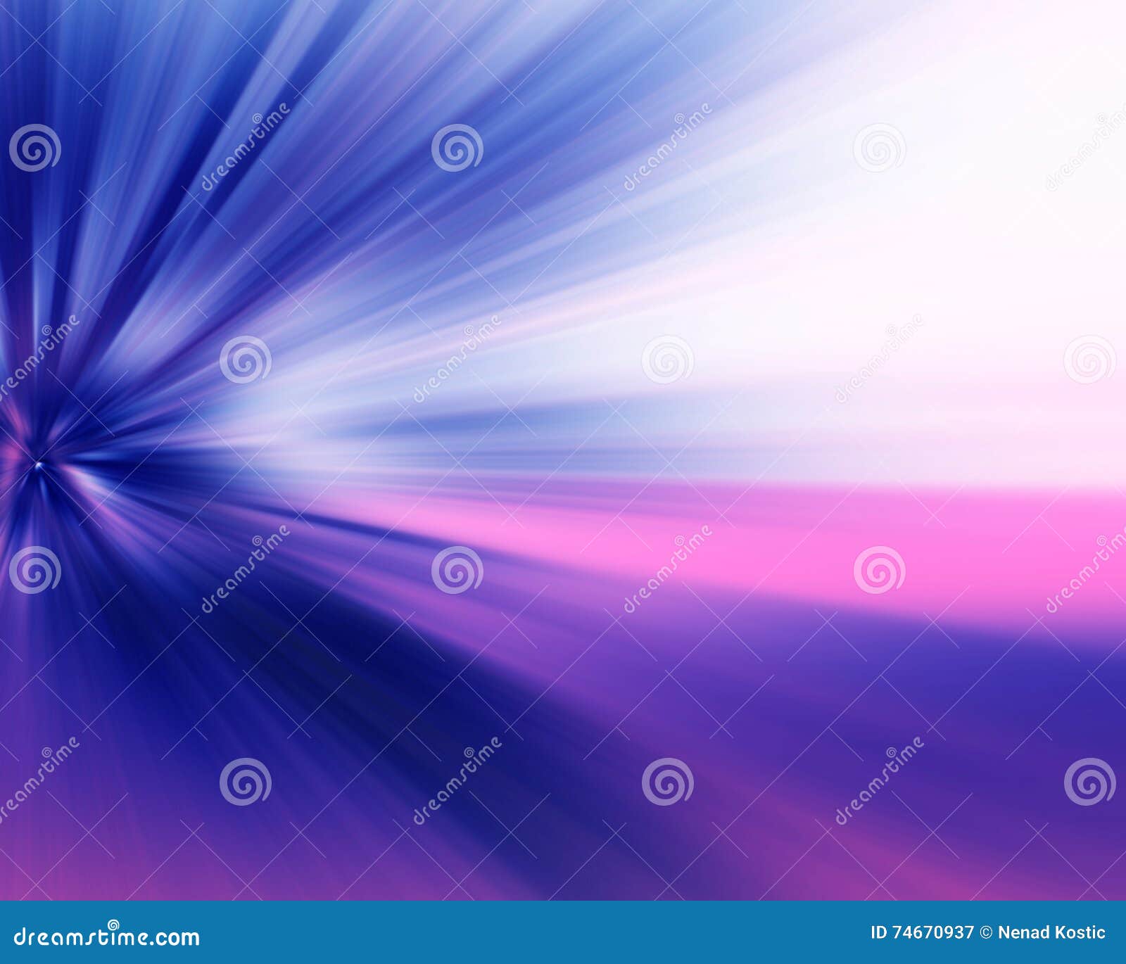 Colorful Rays Of Light Abstract Burst Background Stock Illustration