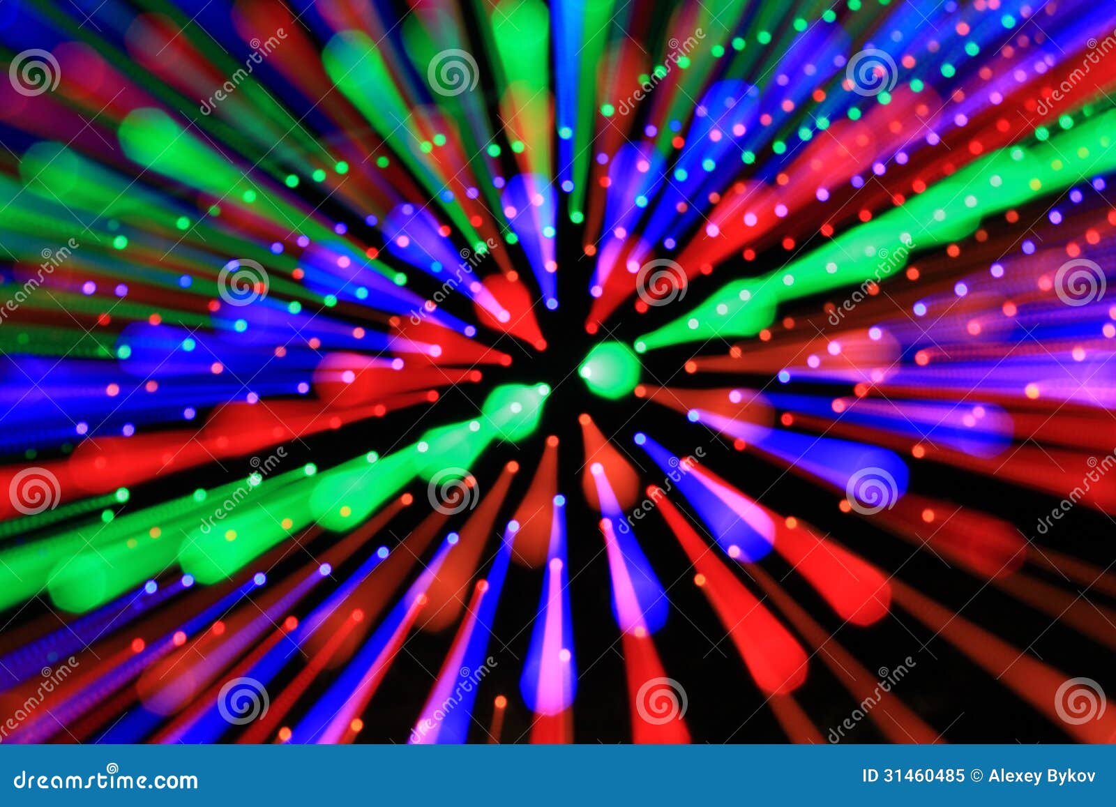 Colorful rays of light. stock image. Image of power, lines - 31460485