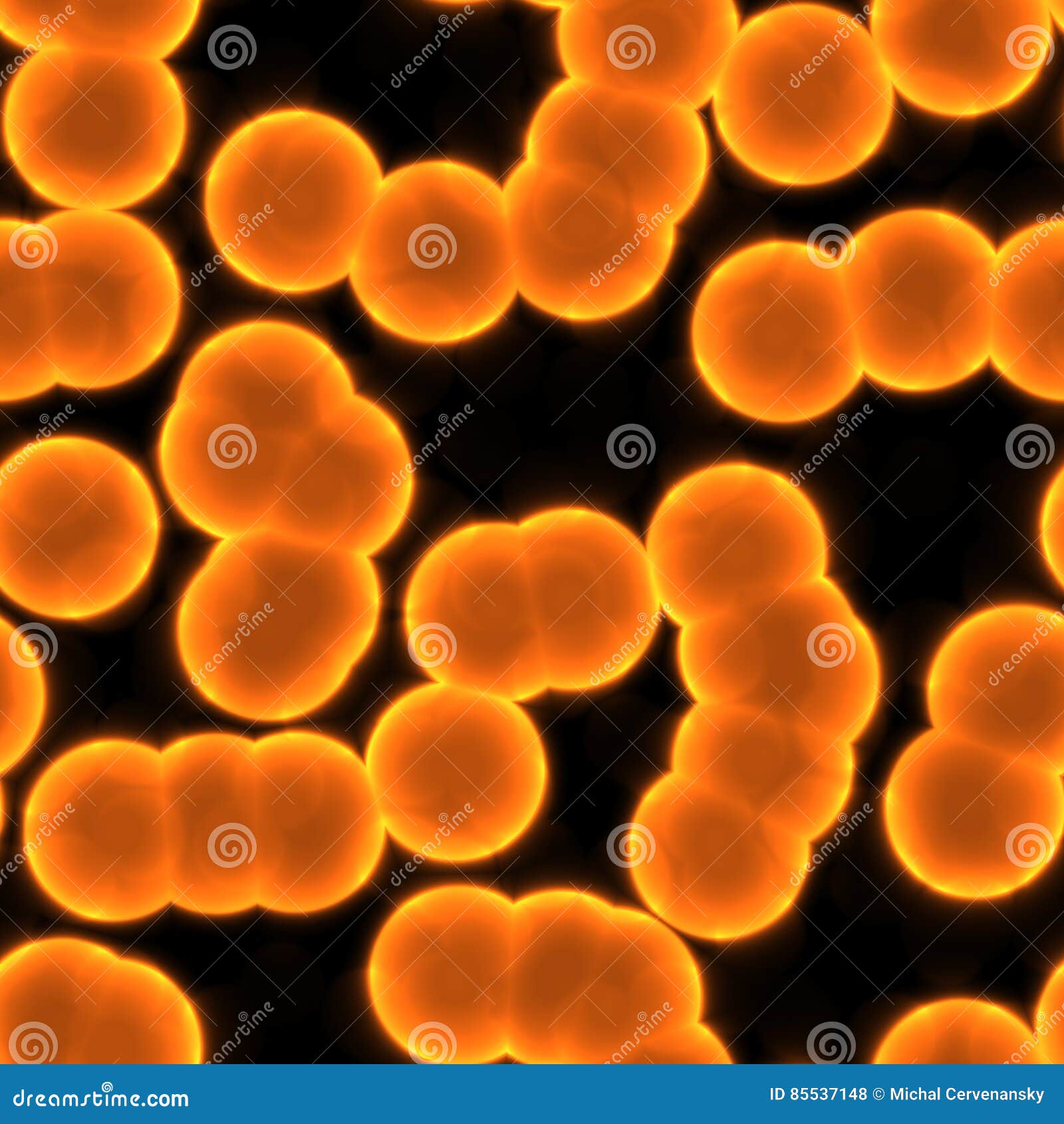 Colorful Realistic Human Cells Stock Illustration - Illustration of ...