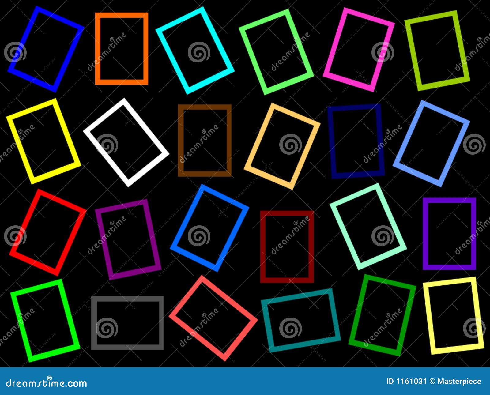 Colorful Rectangle Border Design With Detailed Sunflower,leaves And ...