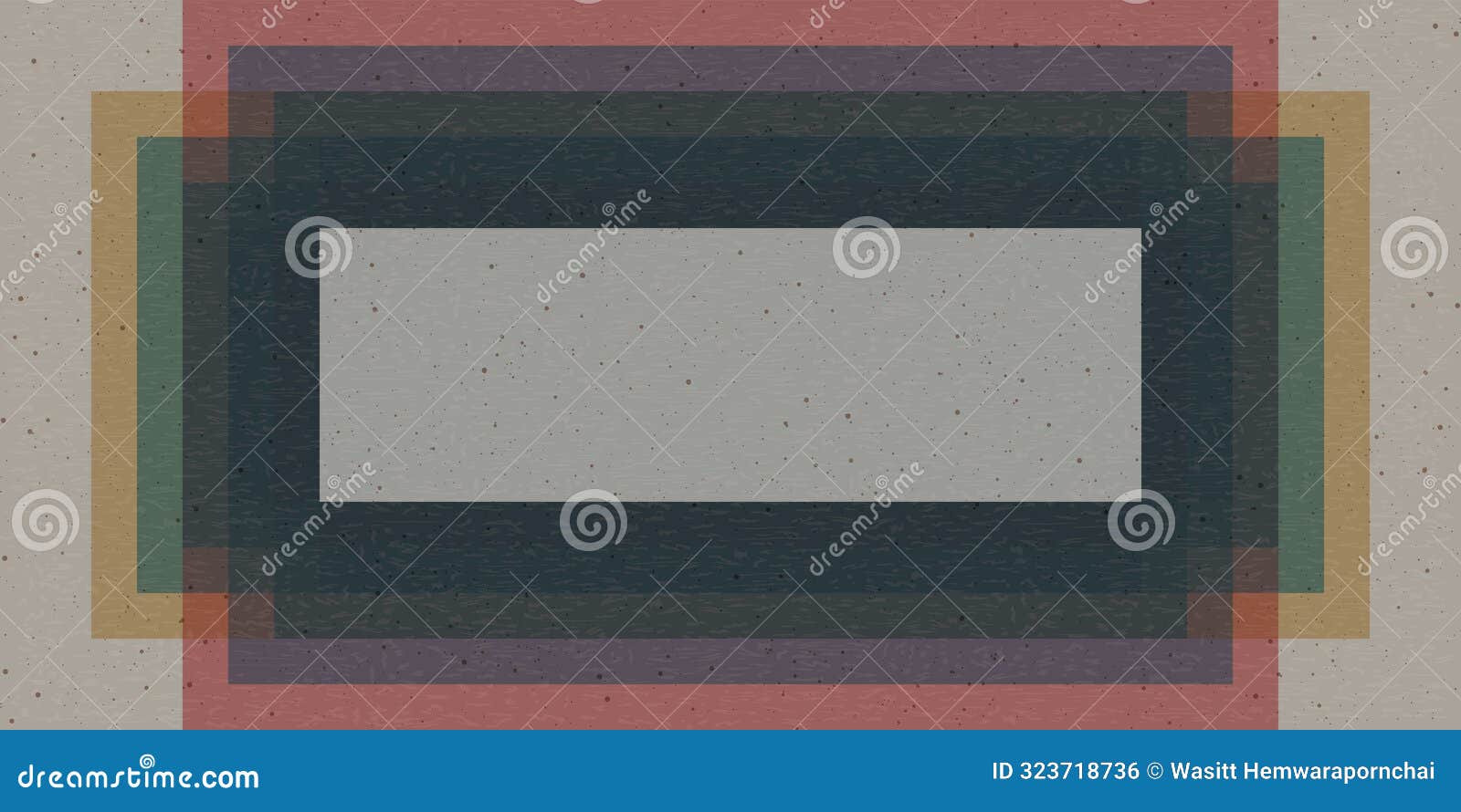 Colorful Rectangle Shapes Transparency Overlap Illustrations Have Blank ...