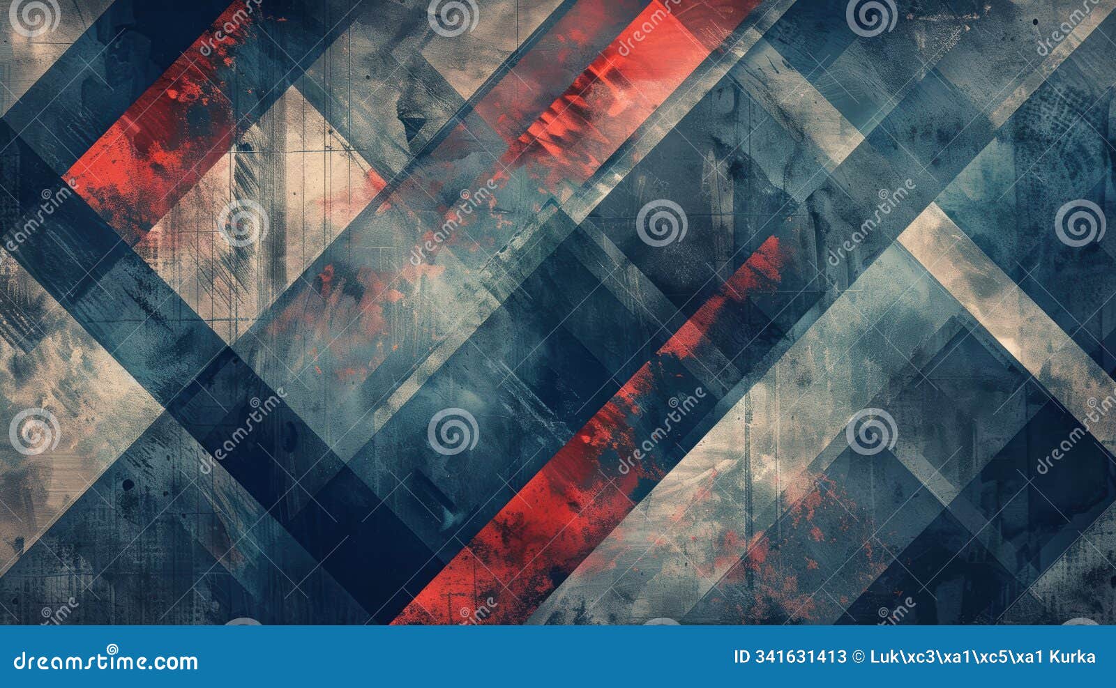 Colorful Rectangle and Triangle Pattern. Modern Aesthetics Abstract ...