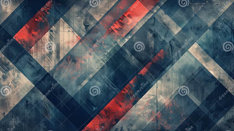 Colorful Rectangle and Triangle Pattern. Modern Aesthetics Abstract ...