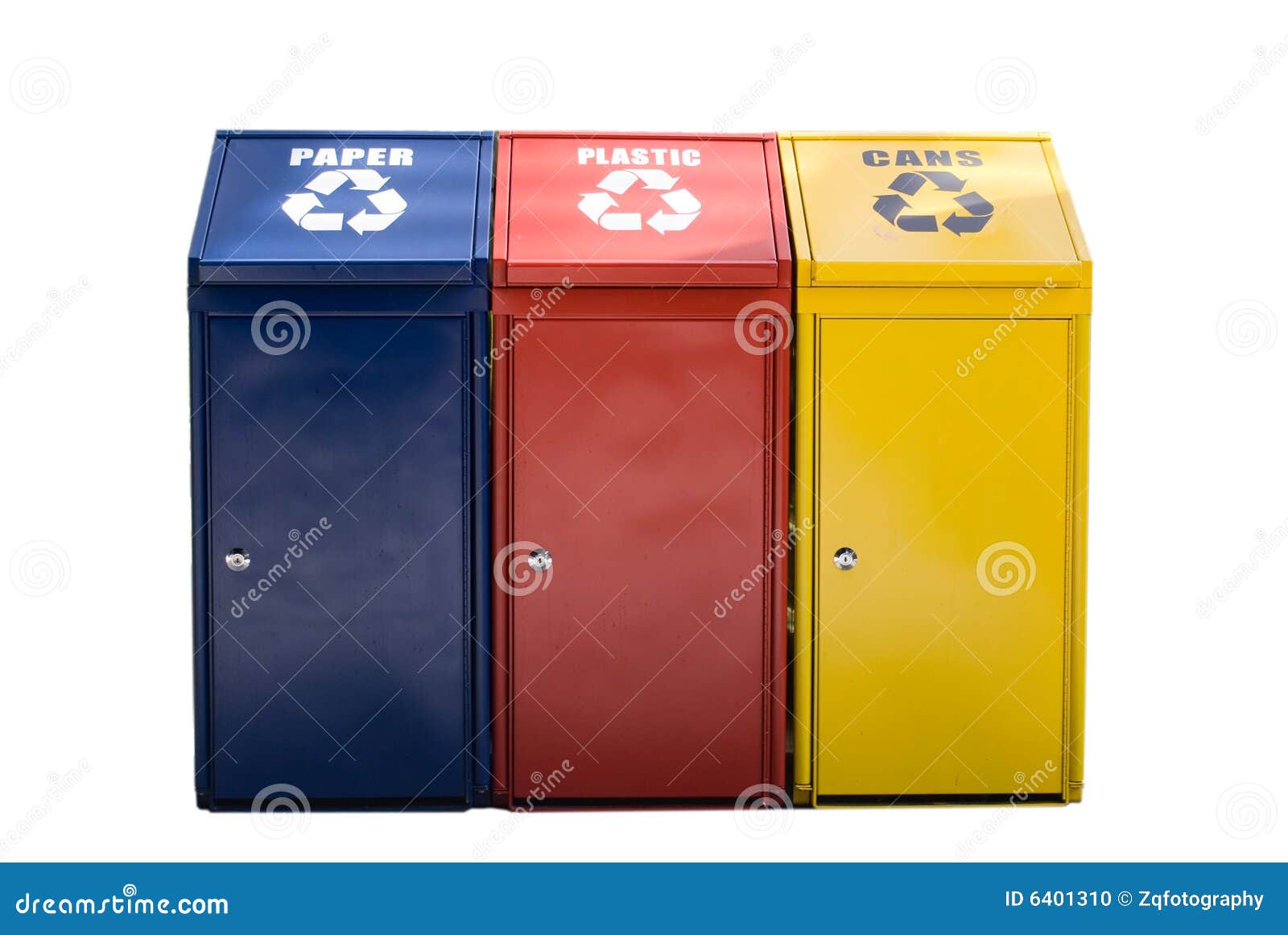 Colorful recycle bin stock photo. Image of environmental - 6401310