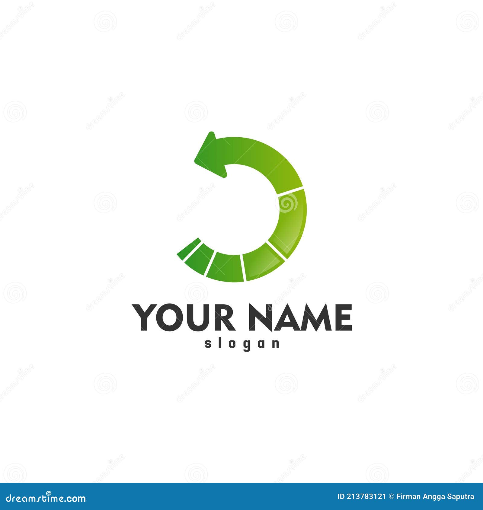 Colorful Recycle Arrow Logo Inspirations Stock Vector - Illustration of ...