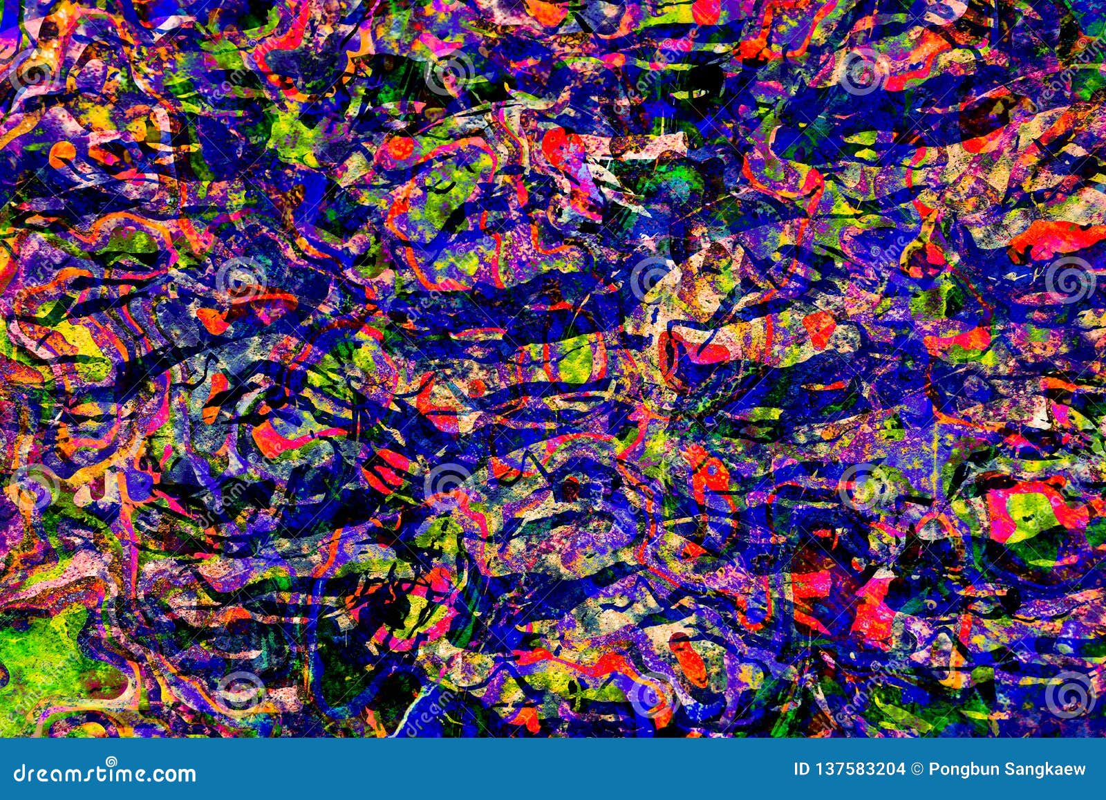 Colorful Red ,blue and Green Abstract Background Stock Illustration ...