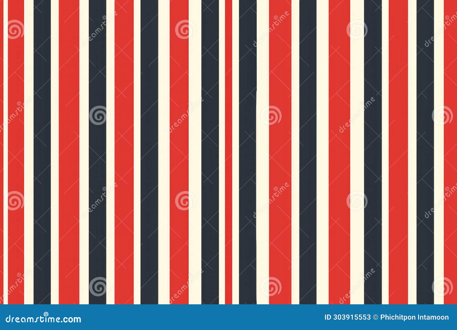 Colorful Red Vertical Stripes Seamless Pattern Background . Generative ...