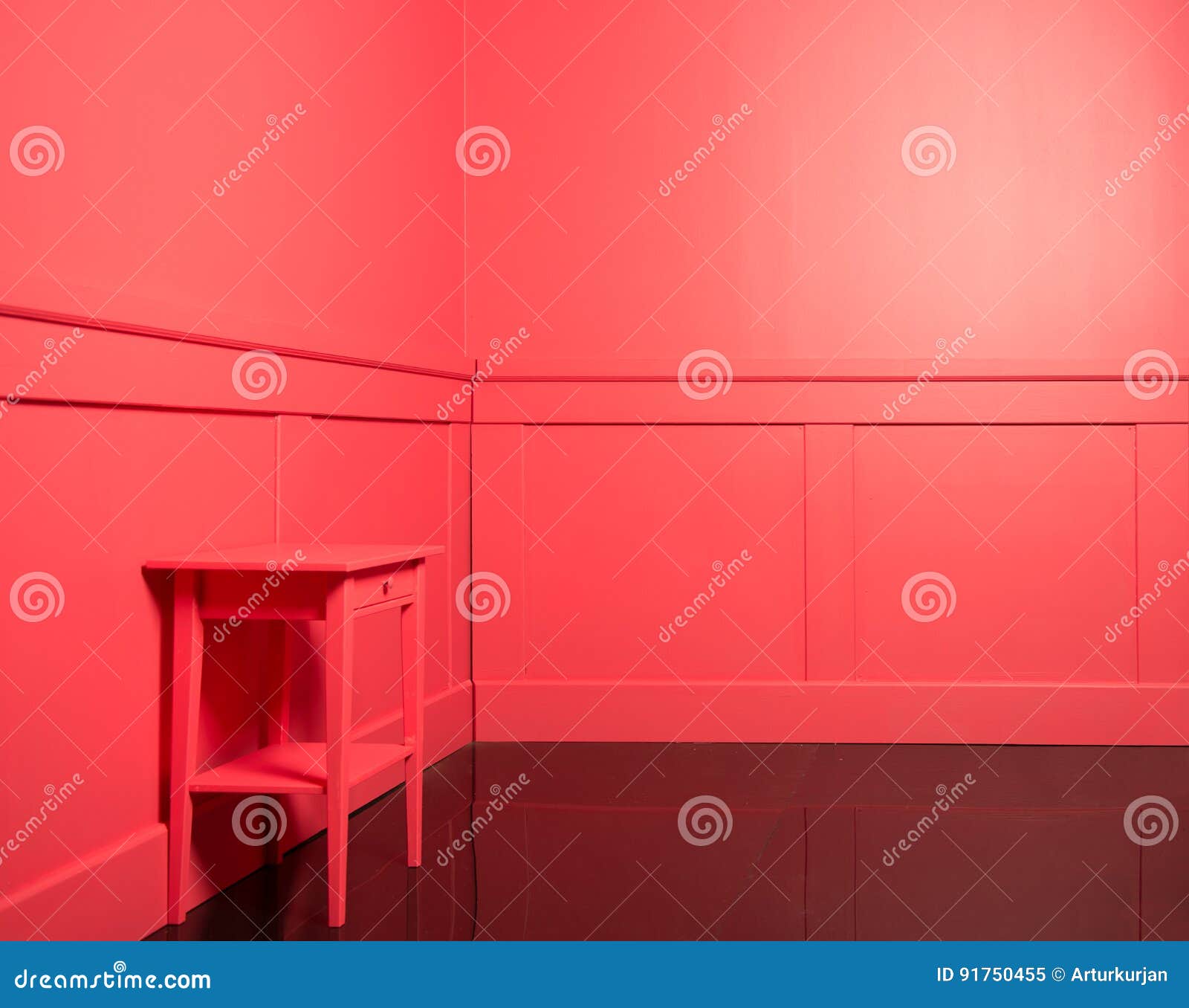 Colorful red wood wall stock image. Image of home, house - 91750455