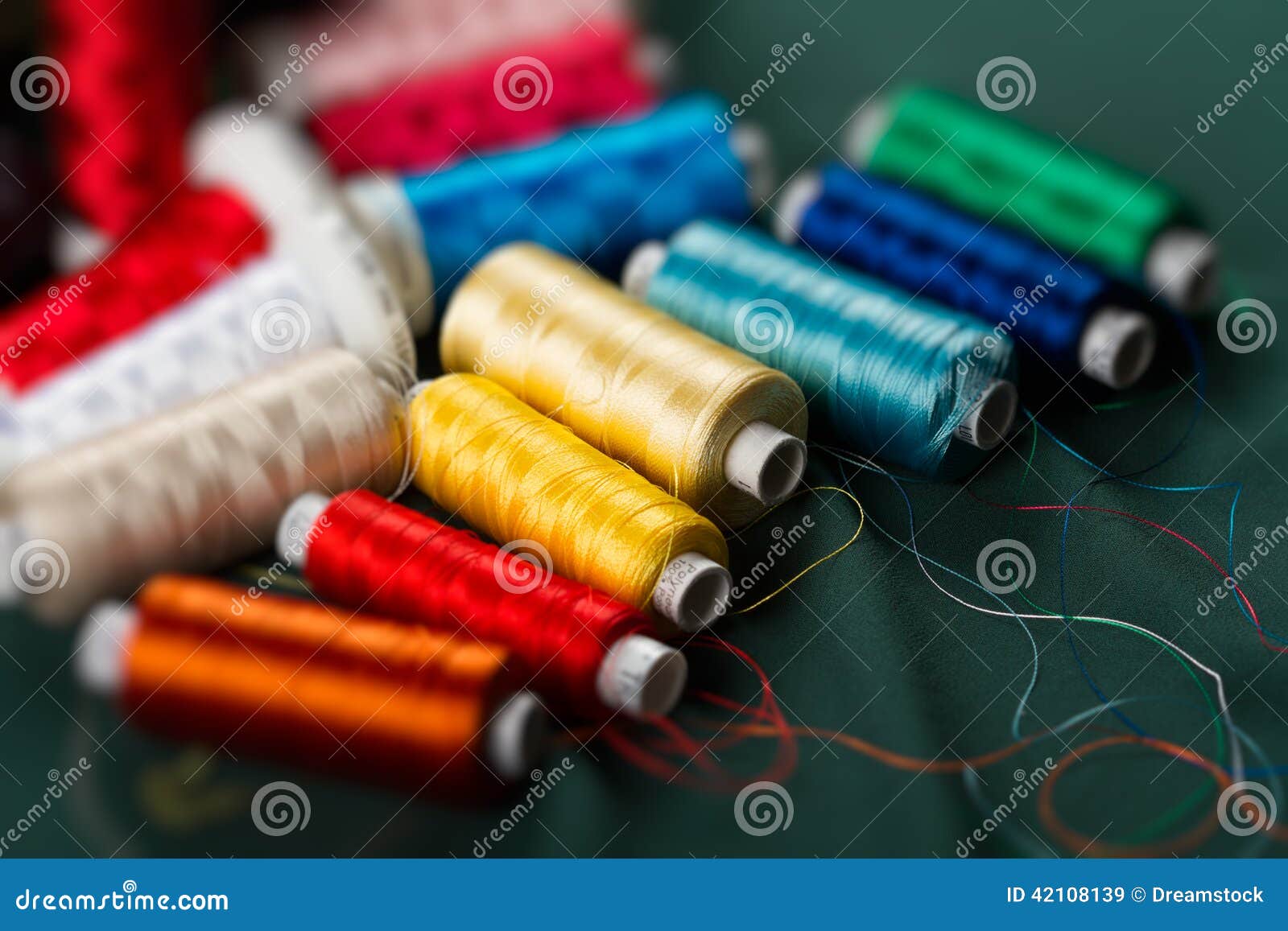 Colorful reels stock image. Image of tailor, sewing, orange - 42108139