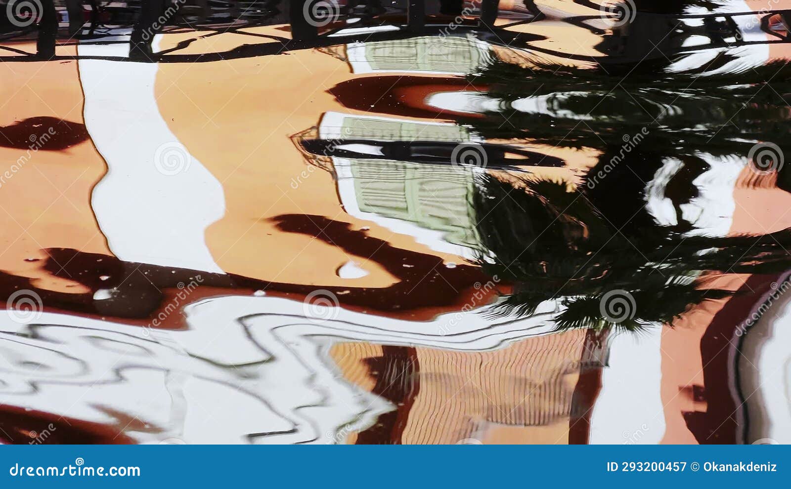 Colorful Reflection on Water Surface Stock Video - Video of clean ...
