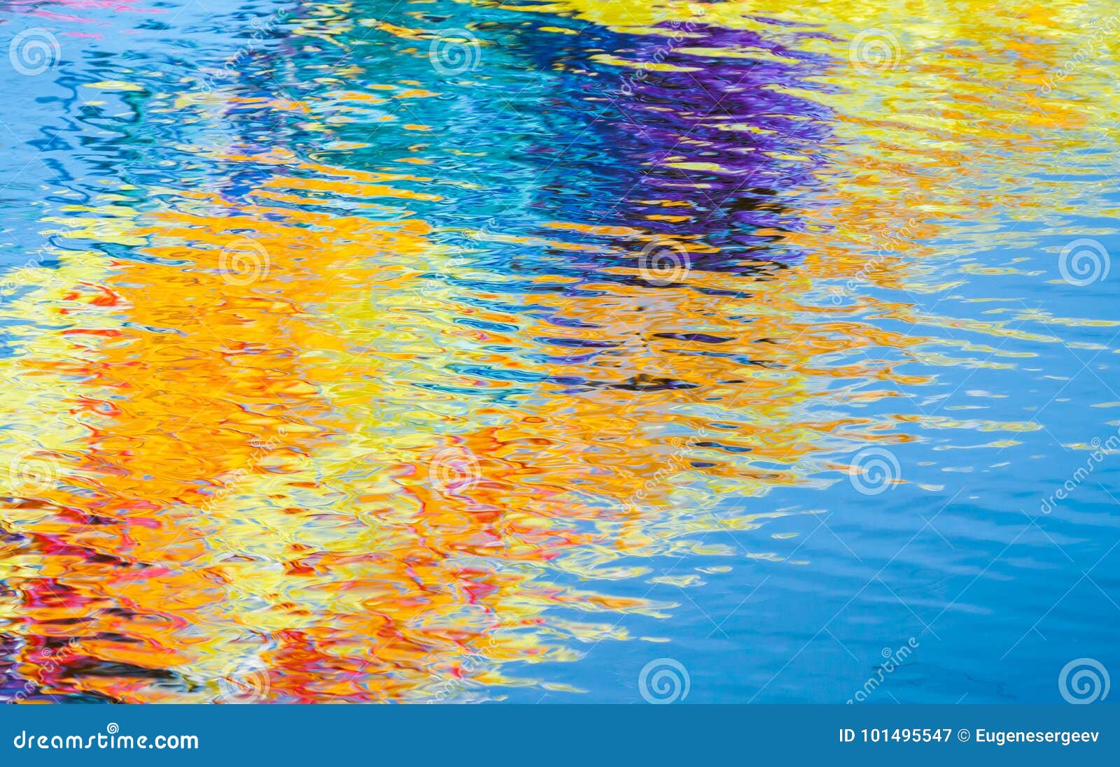 Colorful Reflections, Abstract Background Stock Image - Image of ...