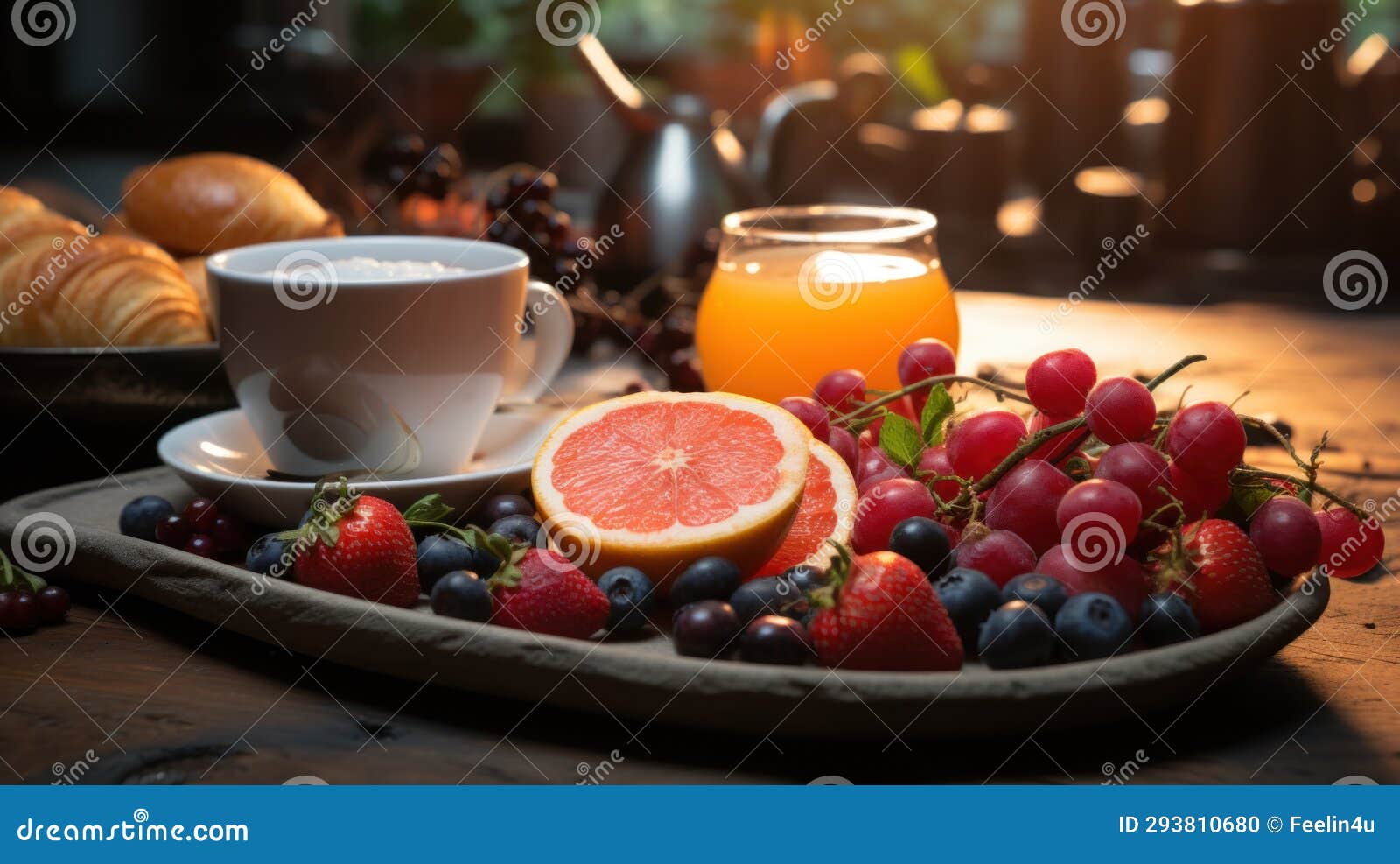 Colorful and Refreshing Citrus Brunch Buffet Stock Photo - Image of ...