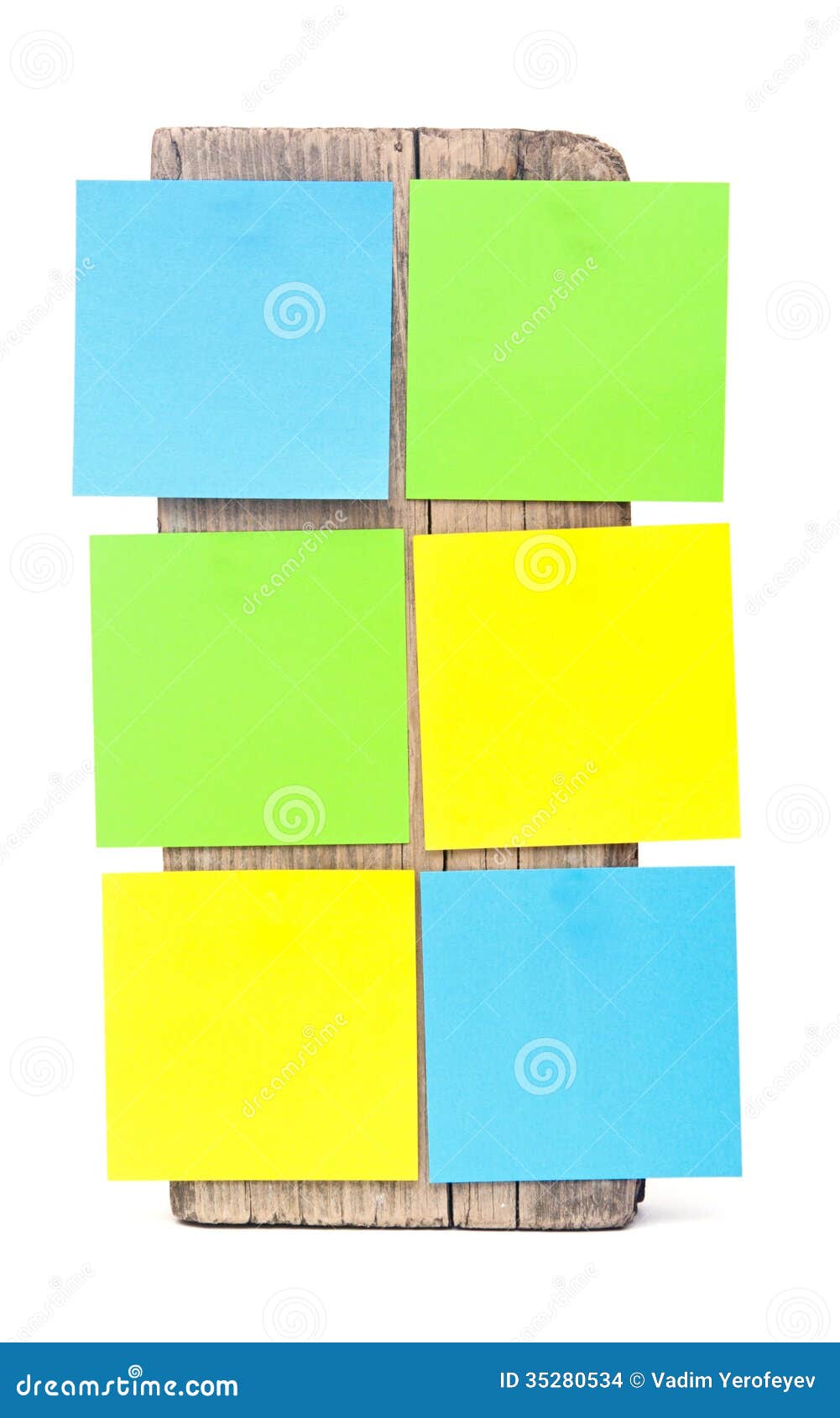 Colorful reminder notes stock photo. Image of office - 35280534