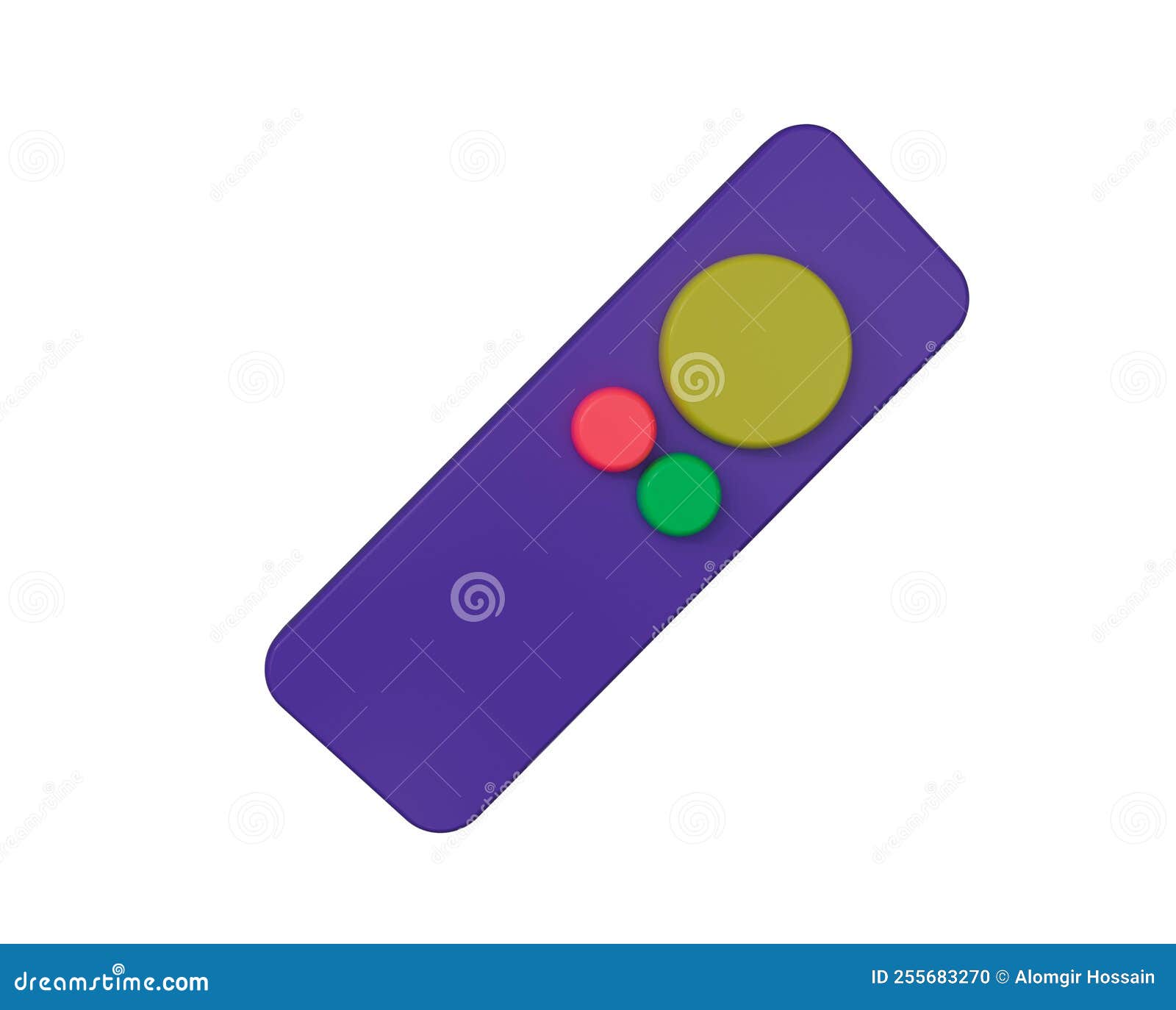 Colorful Remote Control Icon 3d Illustration, Minimal 3d Render ...