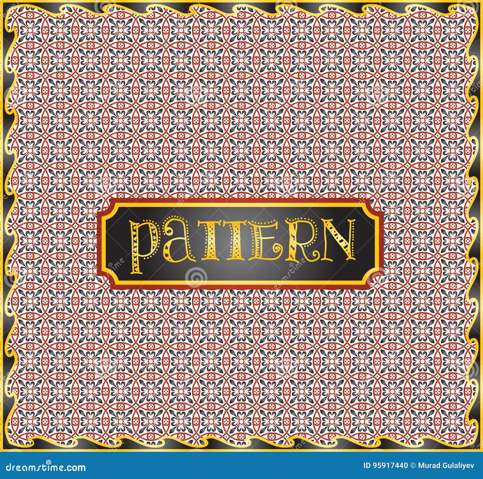 Colorful Repeatable Pattern Background Stock Illustration ...