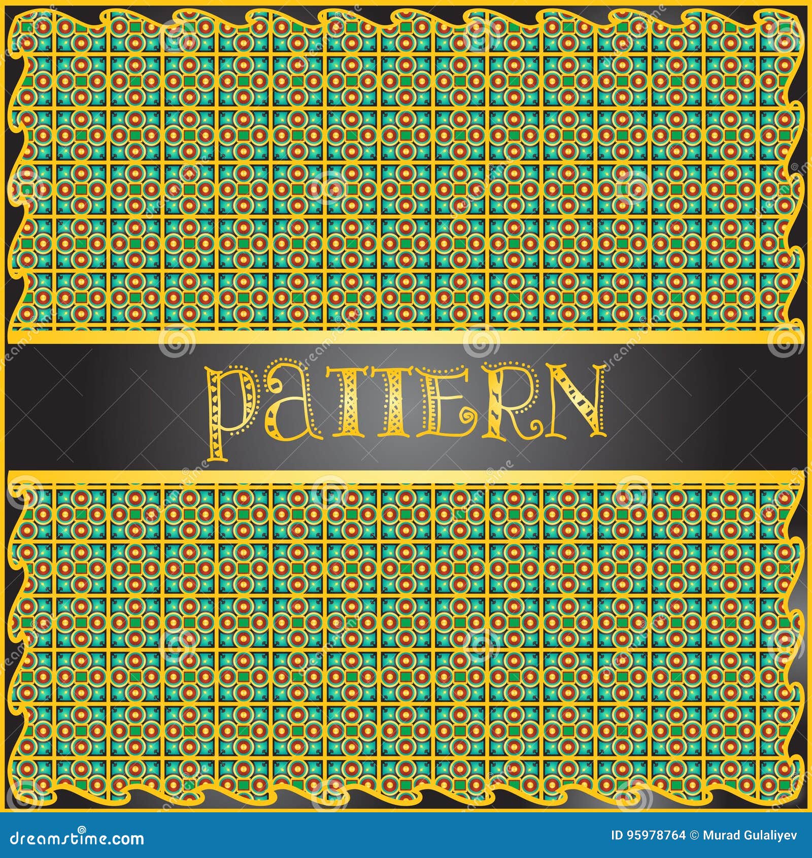 Colorful Repeatable Pattern Background Stock Illustration ...