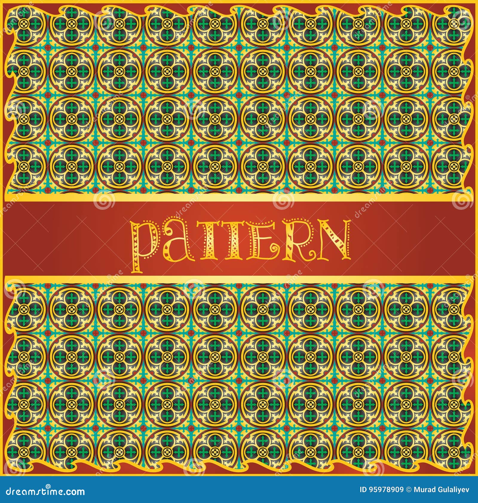 Colorful Repeatable Pattern Background Stock Illustration ...