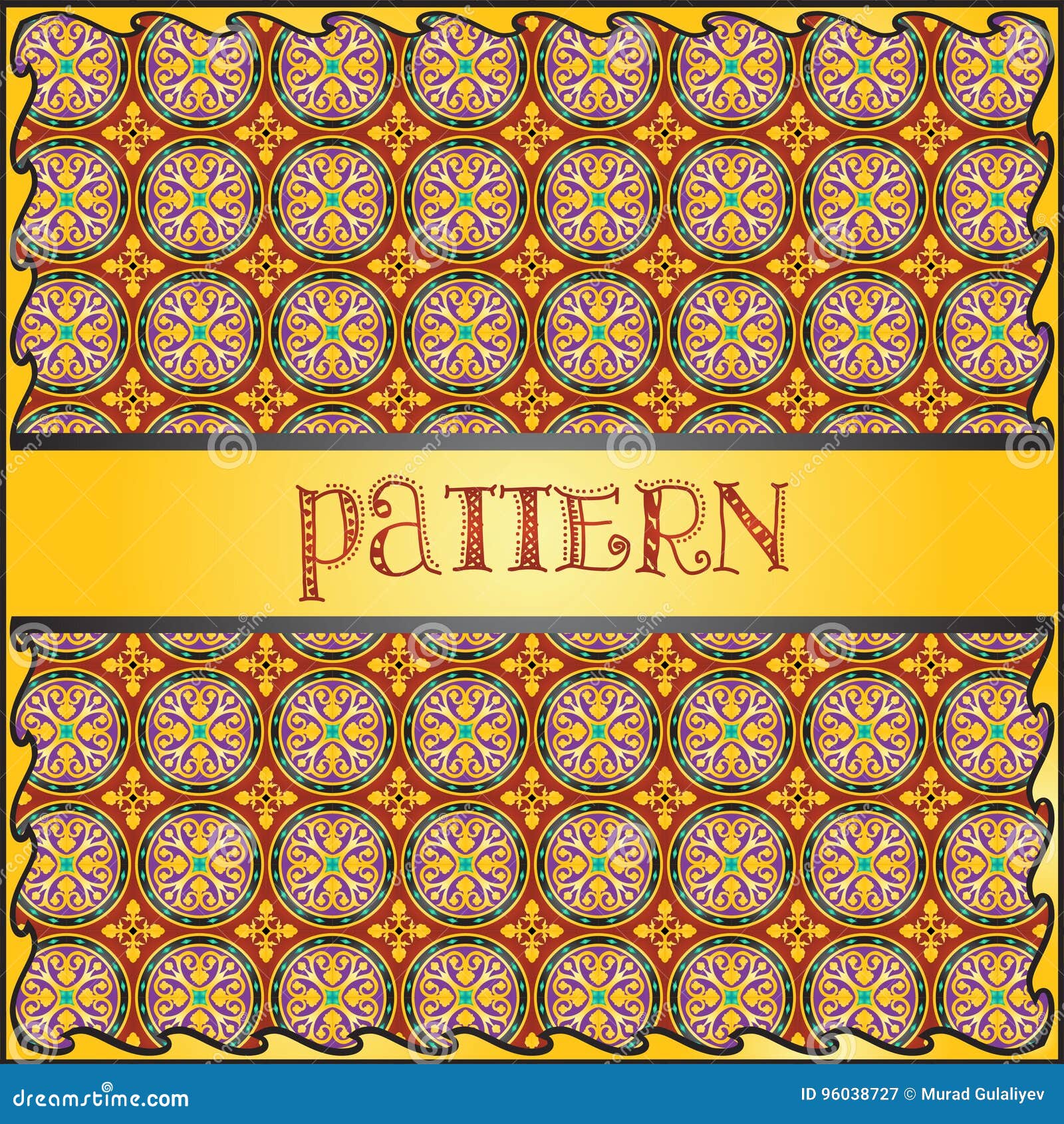 Colorful Repeatable Pattern Background Stock Illustration ...