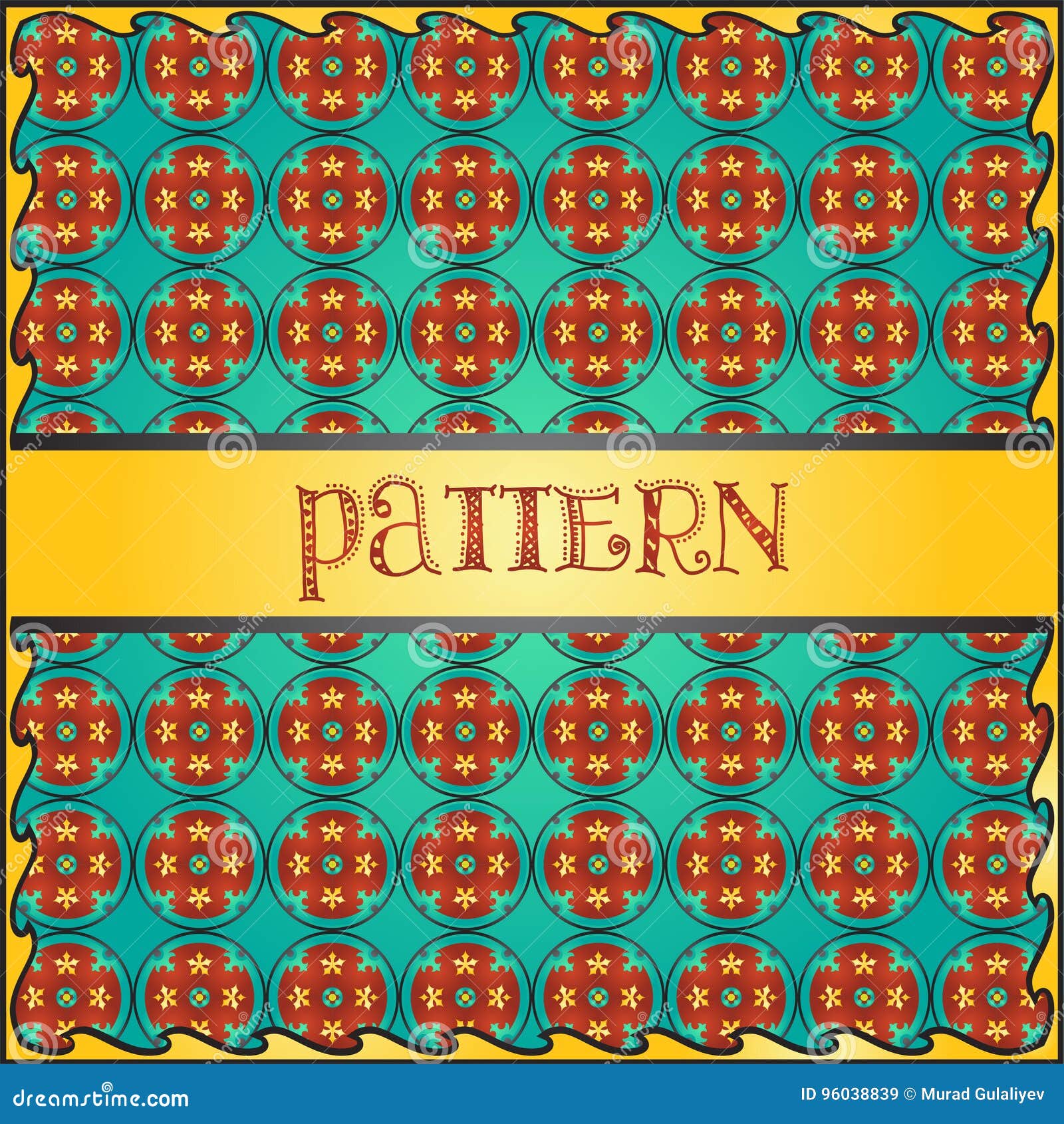 Colorful Repeatable Pattern Background Stock Illustration ...