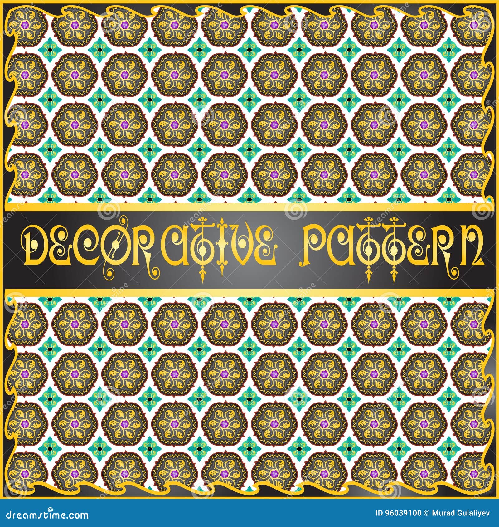 Colorful Repeatable Pattern Background Stock Illustration ...