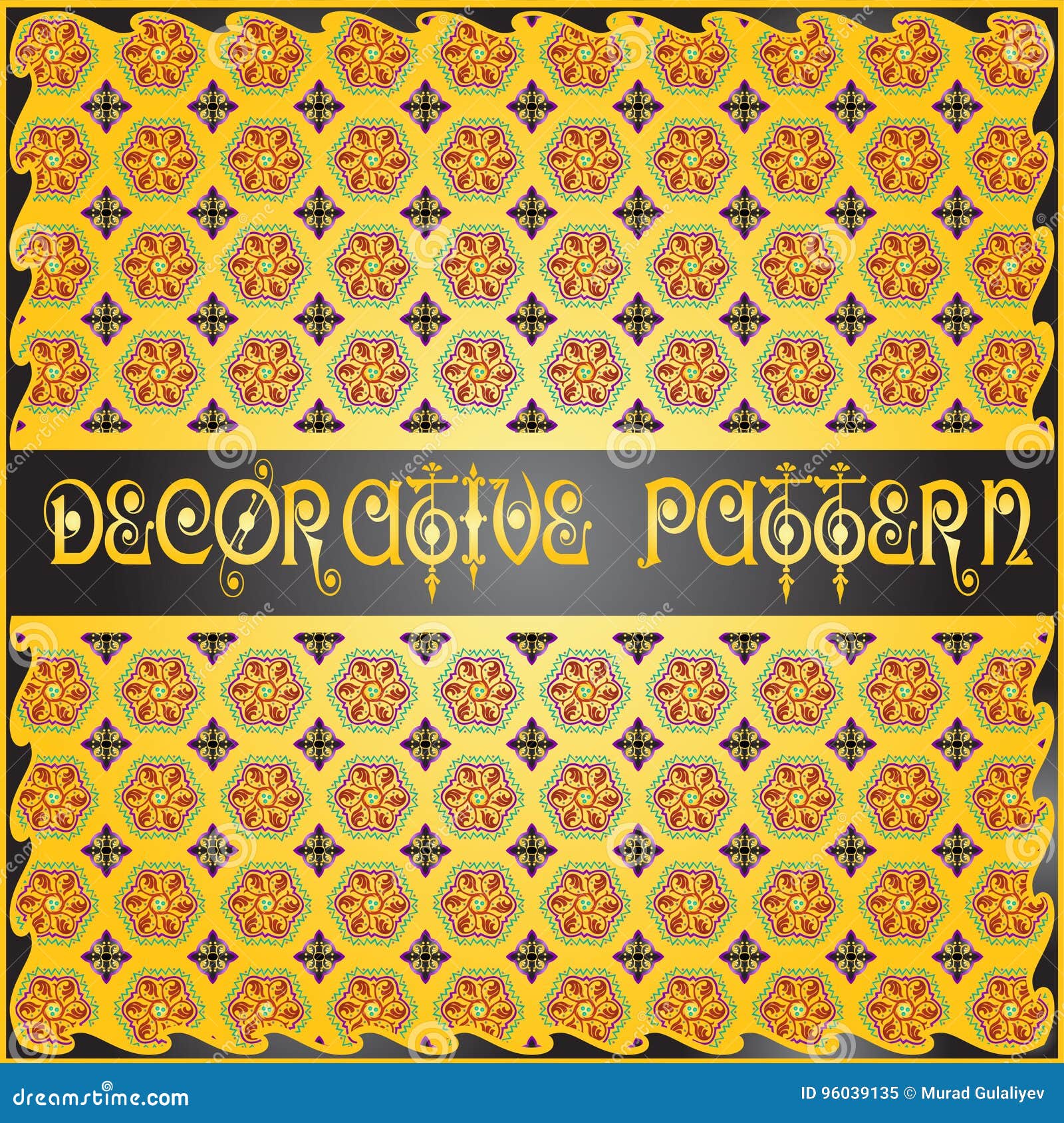 Colorful Repeatable Pattern Background Stock Illustration ...